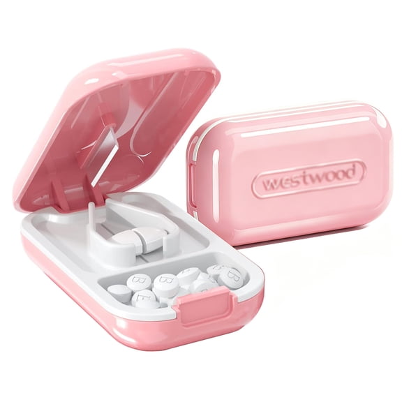 Portable Medicine Cutter Set - Accurate Tablet Cutting and Storage ...