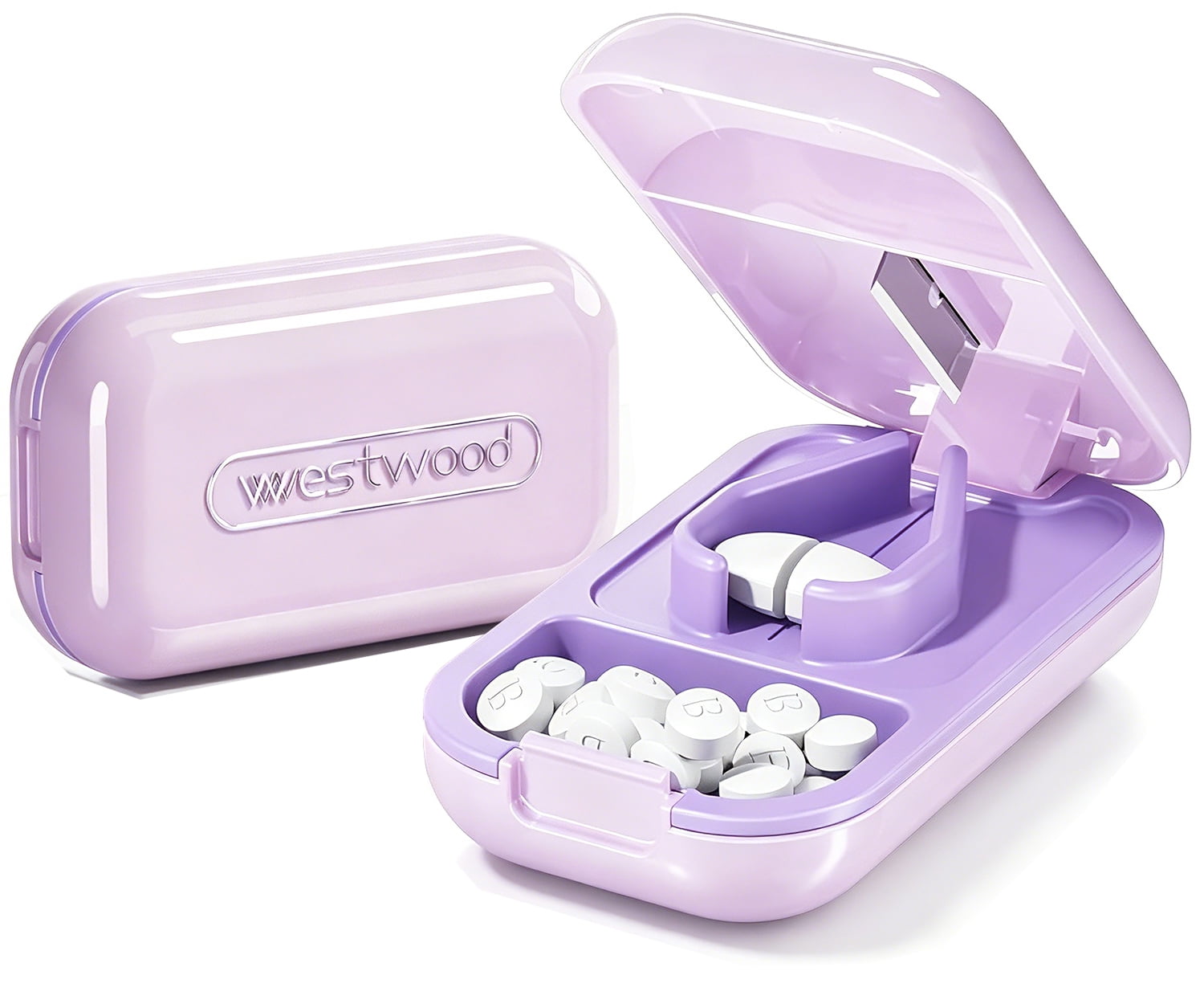 DXIMRX Pill Cutter, Portable Pill Splitter for Small and Large Pills ...