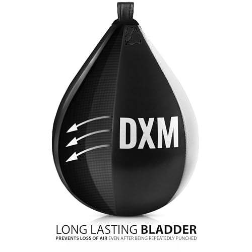 DXM SPORTS Boxing Speed Bag - Leather Speed Bags - Punching Speed Ball ...