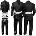 DXM SPORTS Brazilian Jiu Jitsu BJJ Gi Kimono for Adults - A1, Black ...