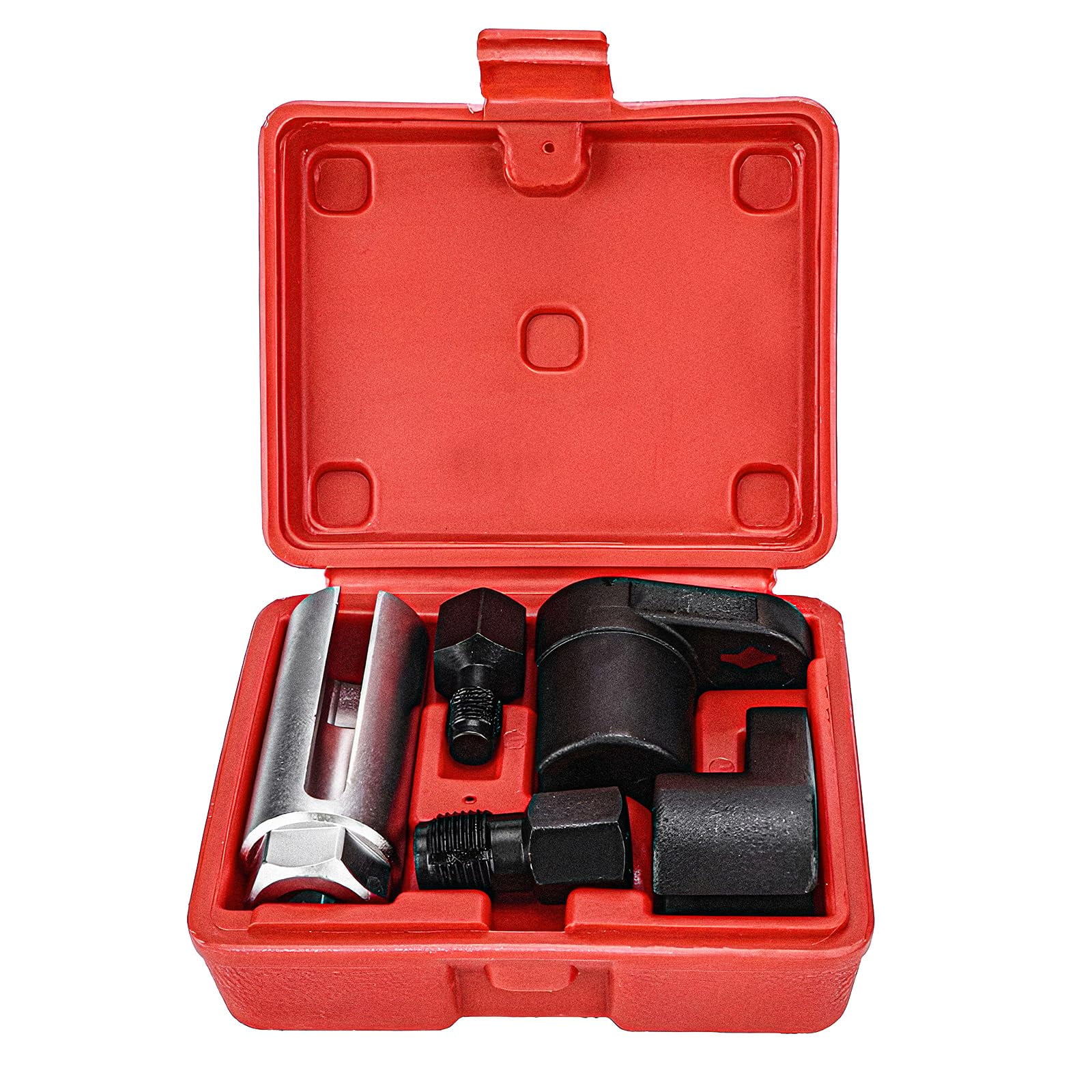 Dxnq 5 Pcs Automotive Oxygen Sensor Socket Removal Tool Set O2 Sensor Wrench And Thread Chaser