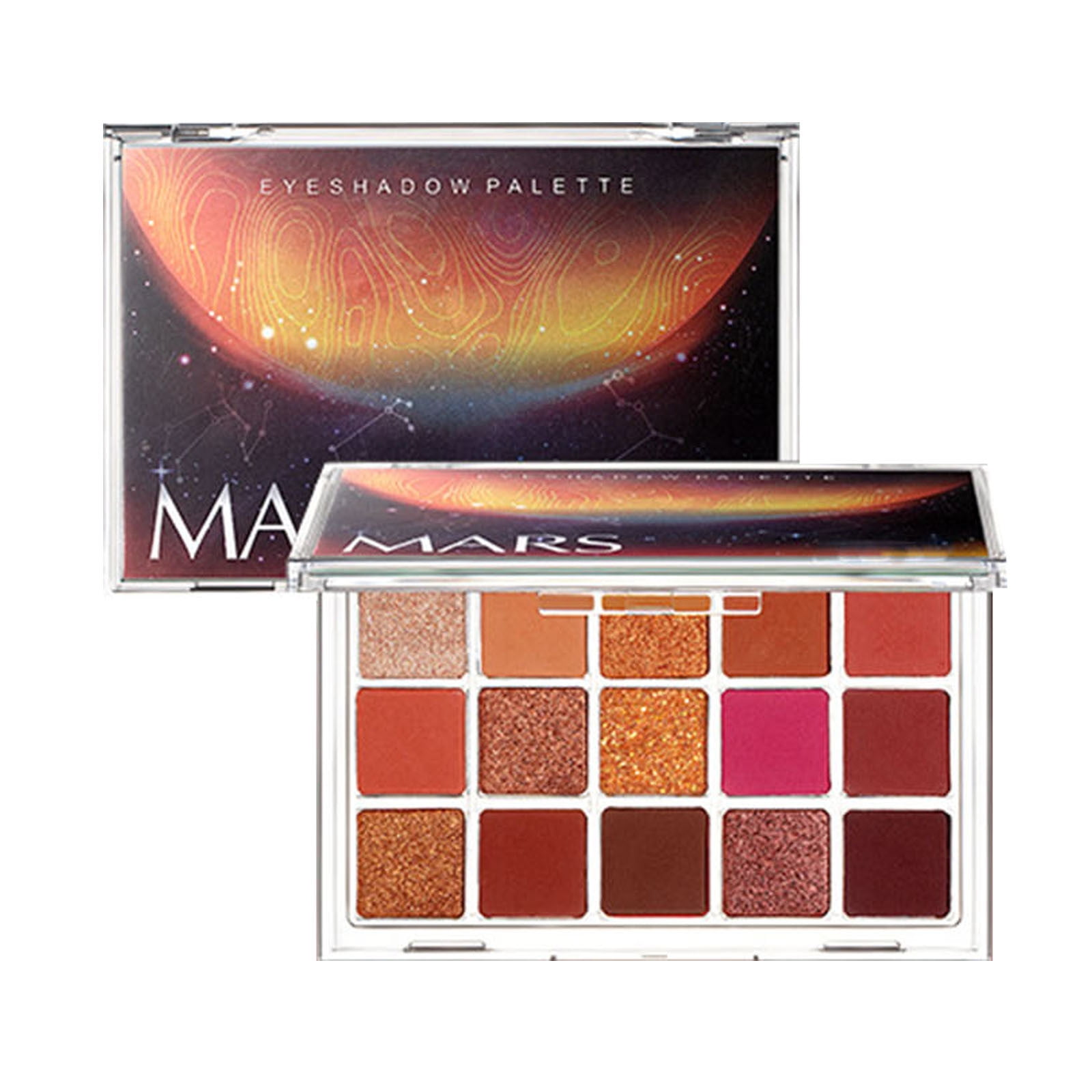 DXOUPM 15 Starry Sky Color Eyeshadow Earth Color Mashed Potatoes ...