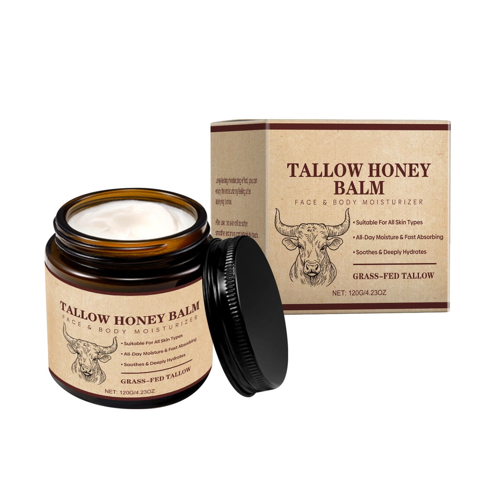 DXOUPM Beef Tallow for Skin Face Moisturizer Tallow and Honey Balm Fast ... DXOUPM Beef Tallow for Skin Face Moisturizer Tallow and Honey Balm Fast ...