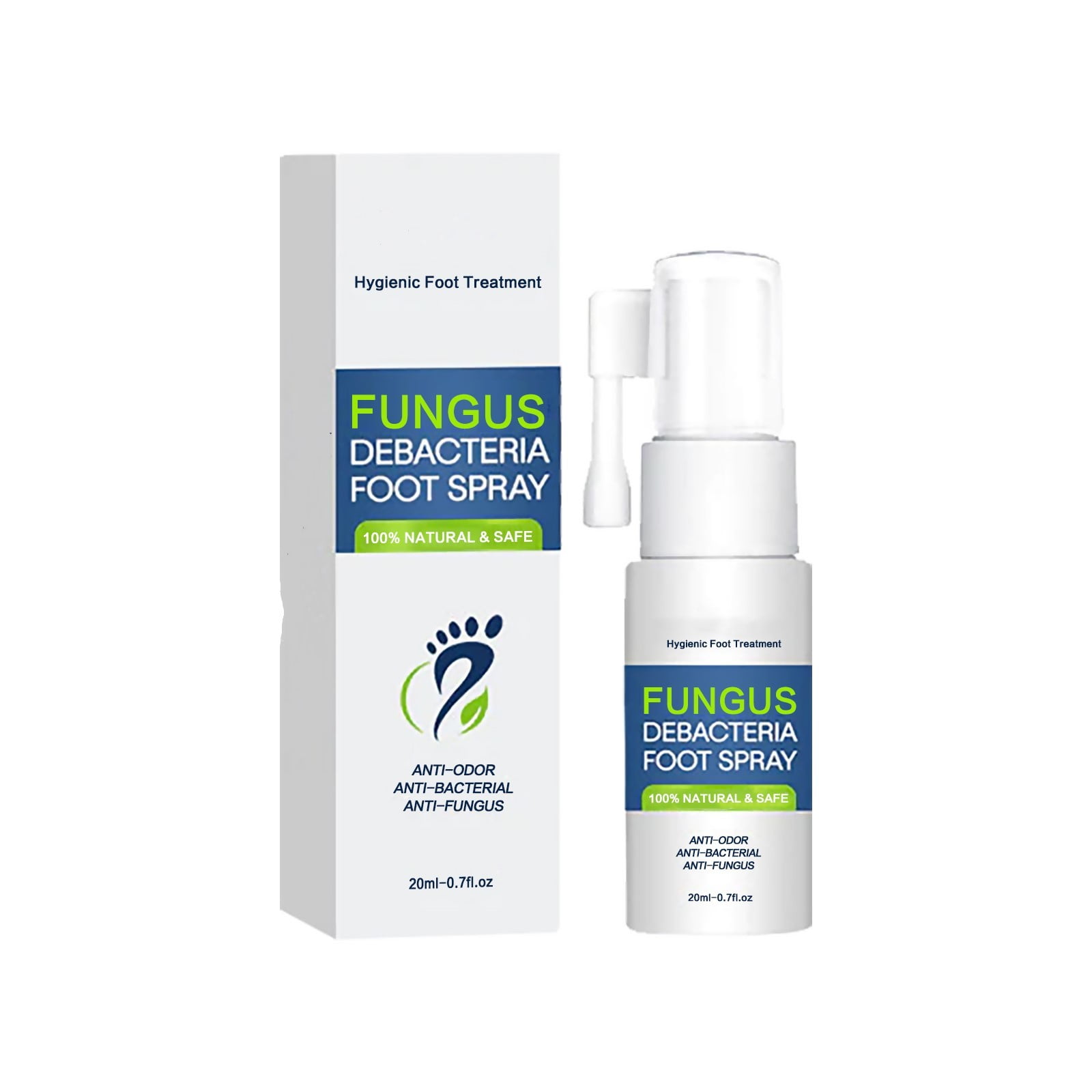 DXOUPM Fungus Spray Foot Deodorant Spray Foot Odor Spray Debacteria ...