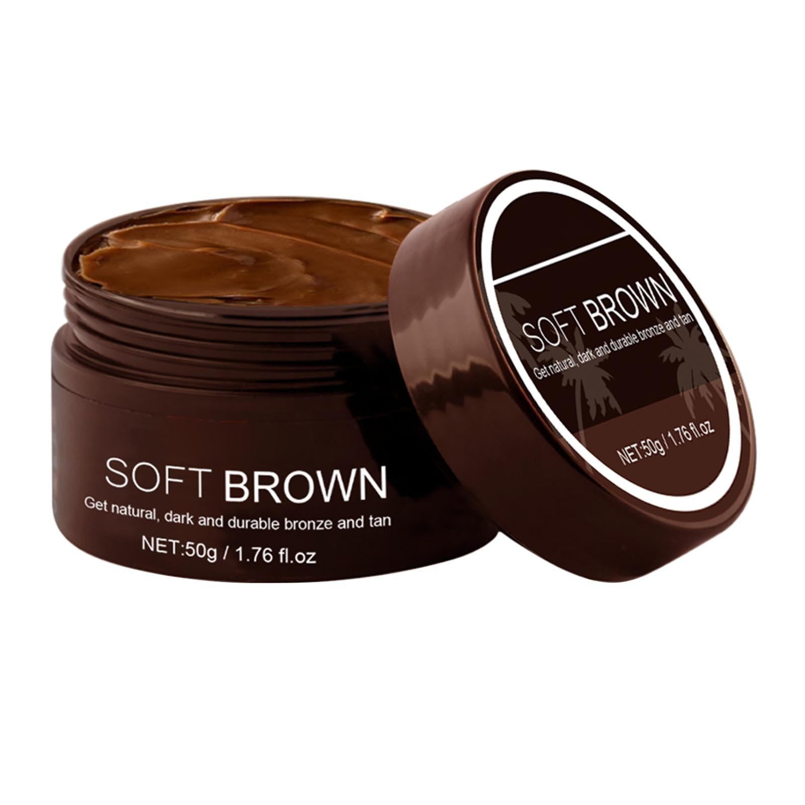 DXOUPM Moisturizing Soft Brown Self Tanning Cream for Body Natural Dark ...