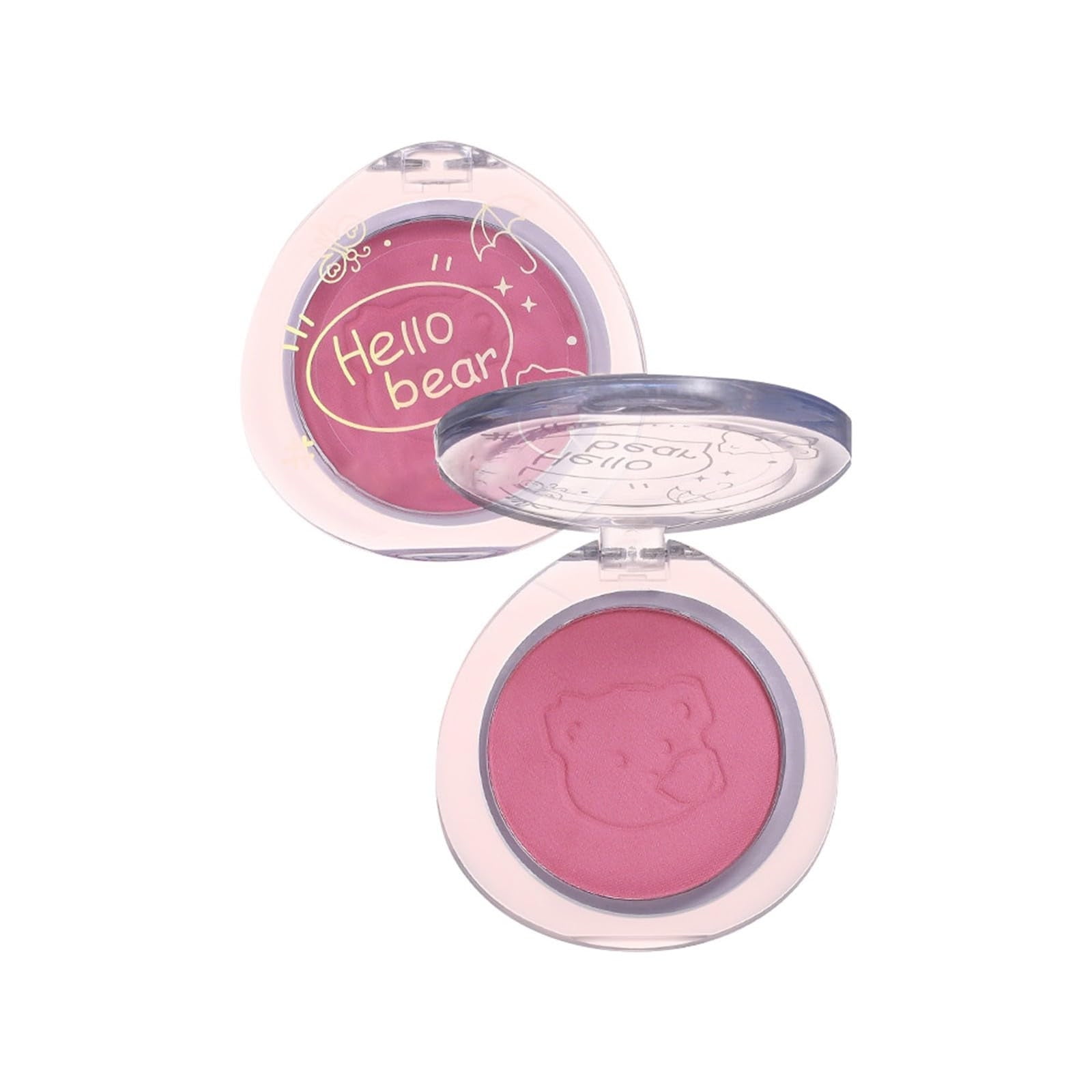 DXOUPM Powder Blush for Cheeks and Eye Blendable Smooth Face Blushes ...