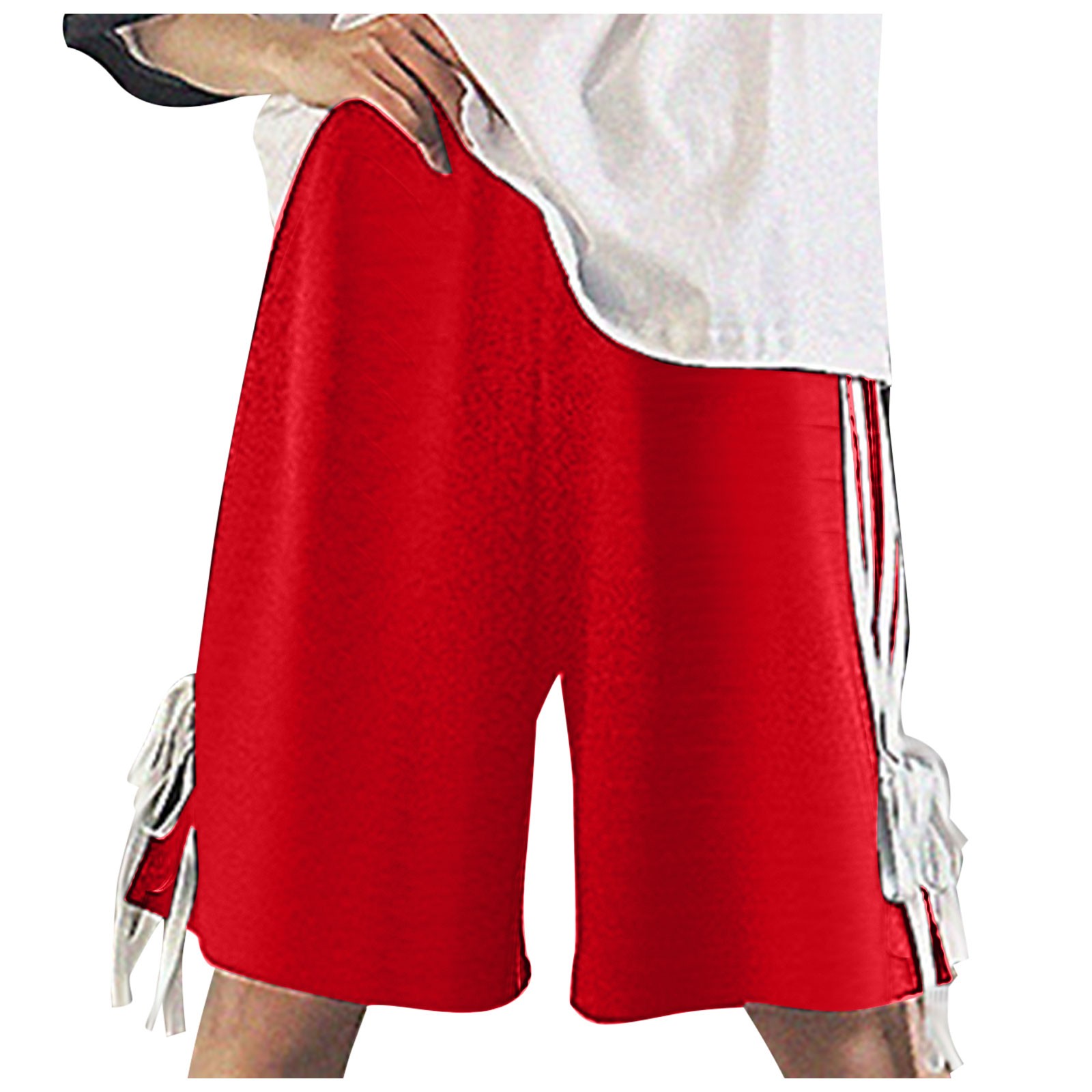 DXOUPM Shorts for Women Sweat Shorts for Women Summer Beach Casual ...