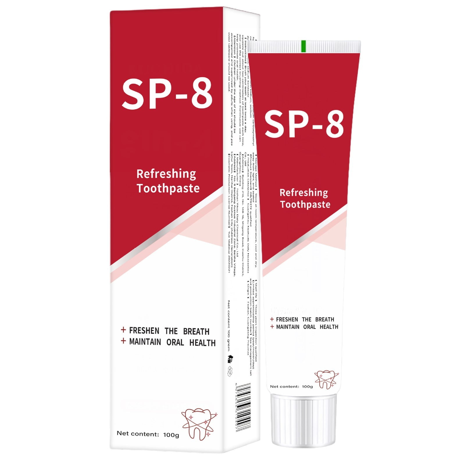 DXOUPM Sp8Probiotic Toothpaste Ultra Deeply Fresh Toothpaste Bad Breath ...