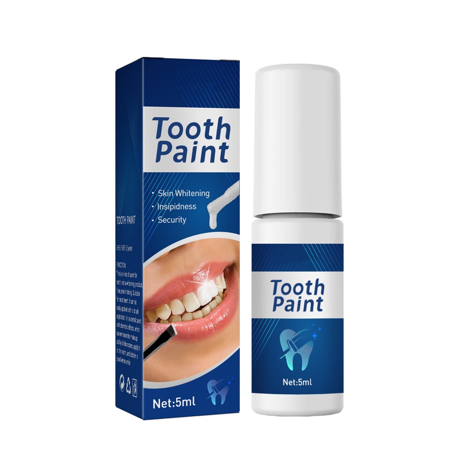 DXOUPM Tooth Paint White Teeth Paint Dental Whitener Instant Teeth ...