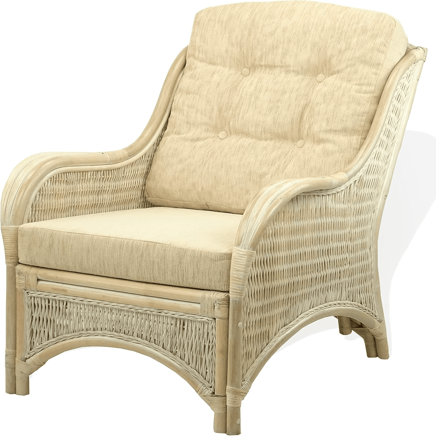 DXYJCNL Jam Lounge Living Accent Armchair Colonial Color Natural Rattan ...