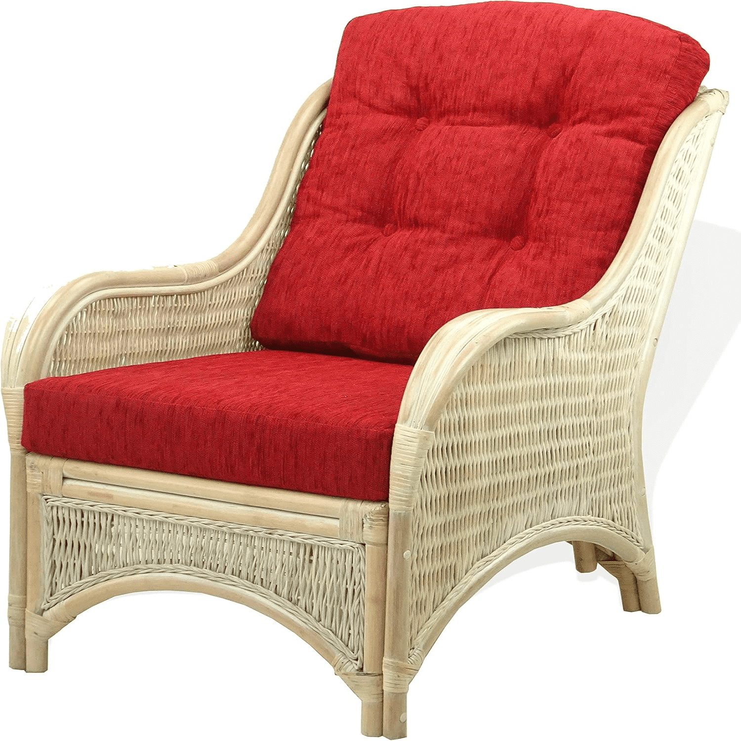 DXYJCNL Jam Lounge Living Accent Armchair Colonial Color Natural Rattan ...