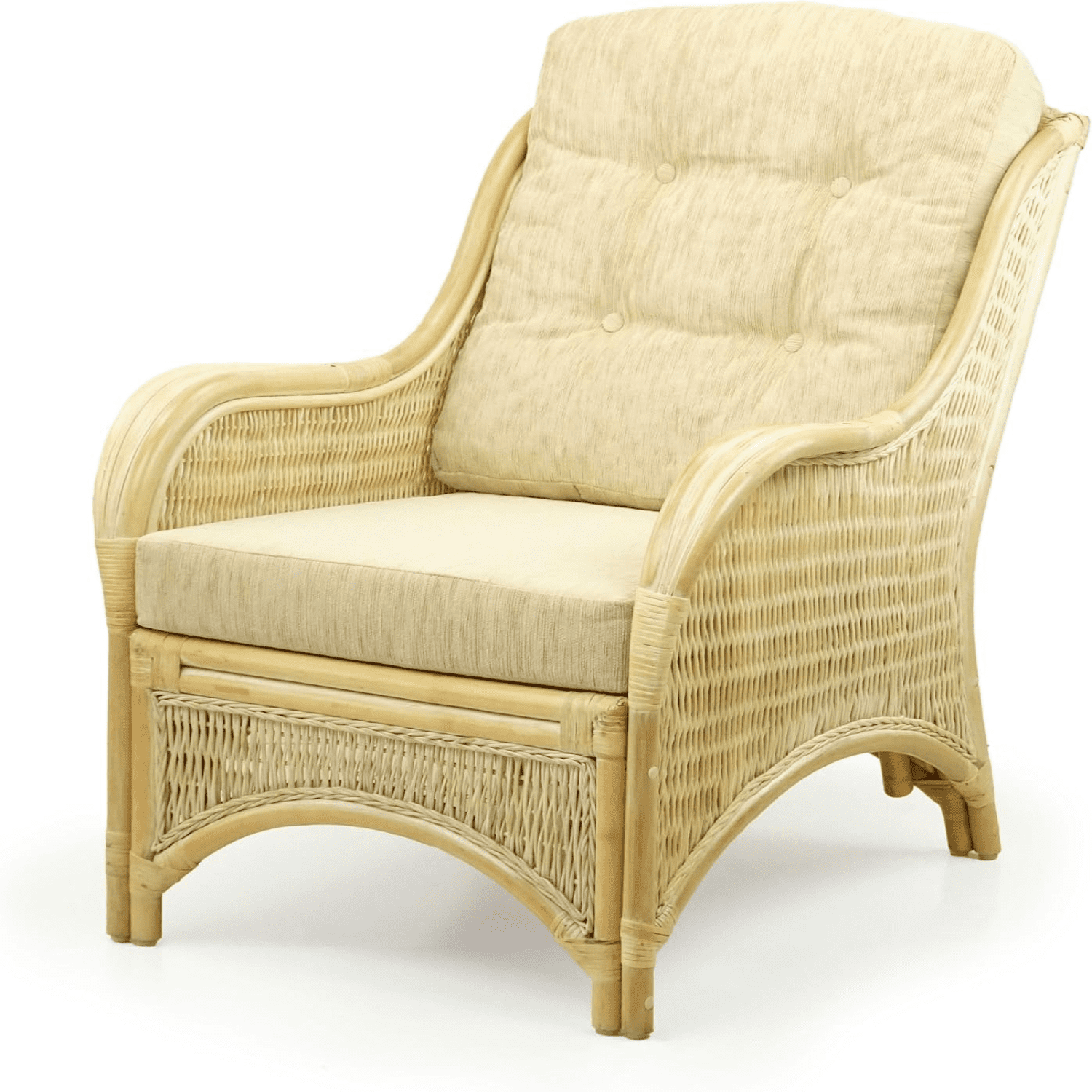 DXYJCNL Jam Lounge Living Accent Armchair Colonial Color Natural Rattan ...
