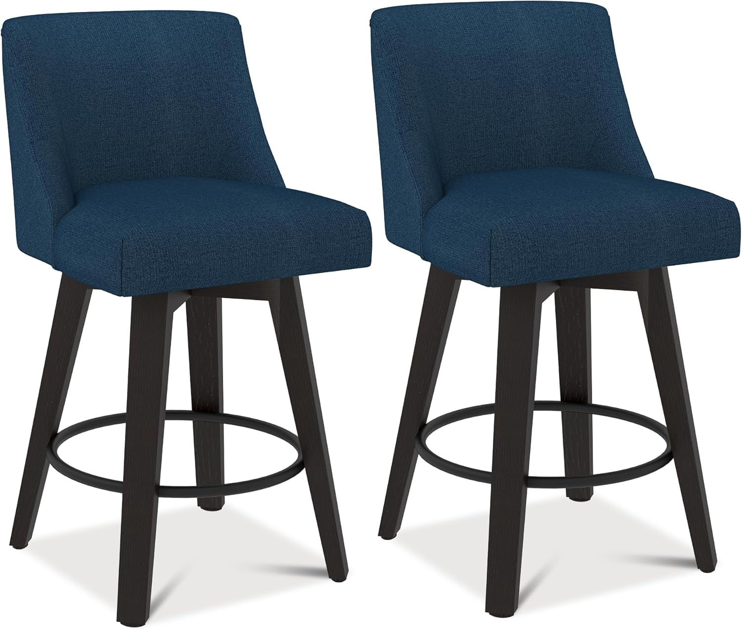 DXYJCNL Swivel Counter Height Bar Stools 26" Seat Height Upholstered ...