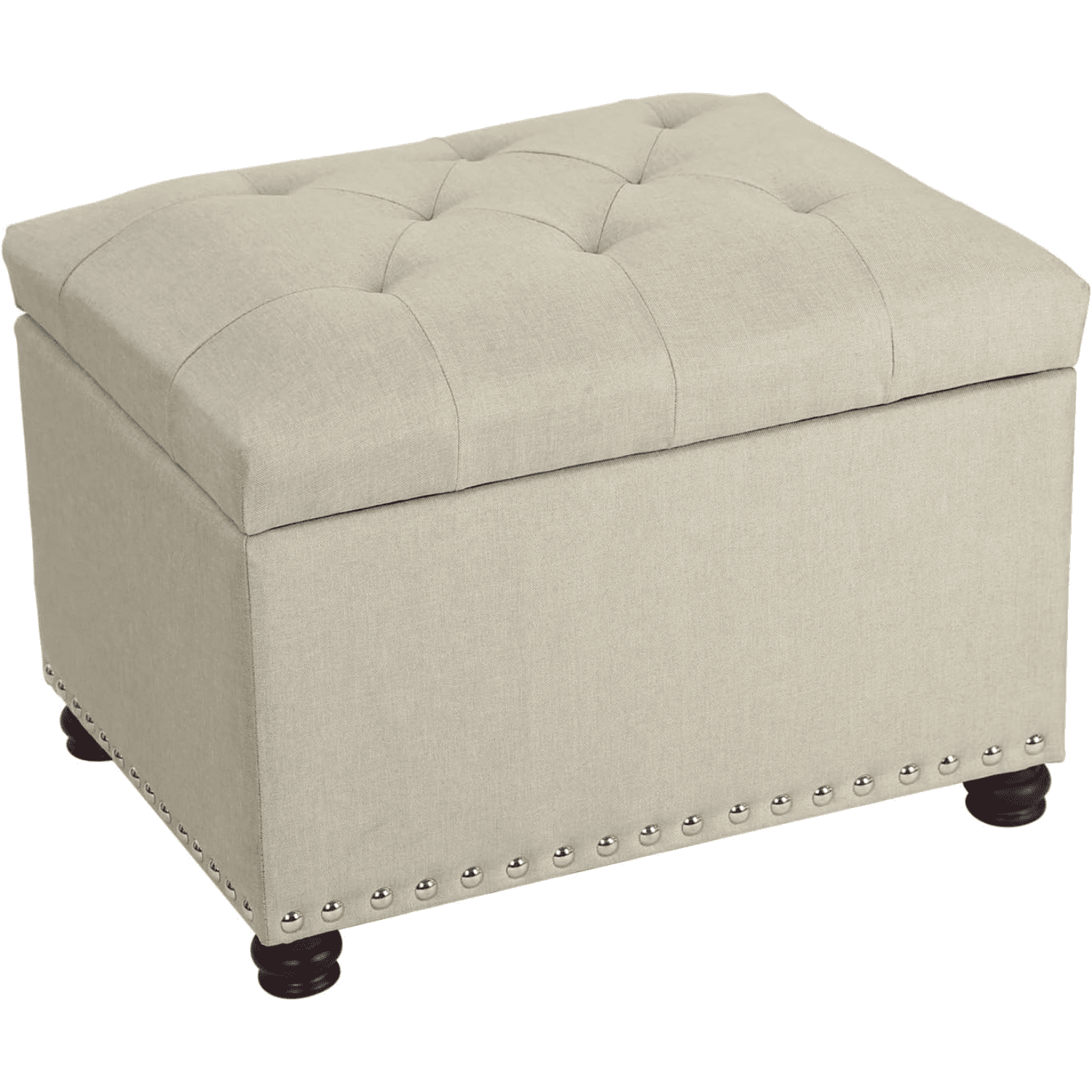 DXYKOPA 24 Inches Ottoman with Storage Rectangular Storage Ottoman ...