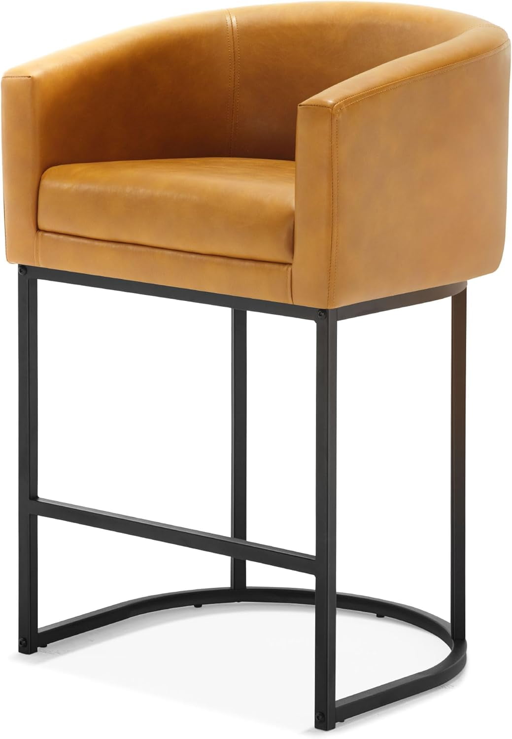 DXYKOPA 26" Counter Height Bar Stools Counter Stools with Back Linen ...