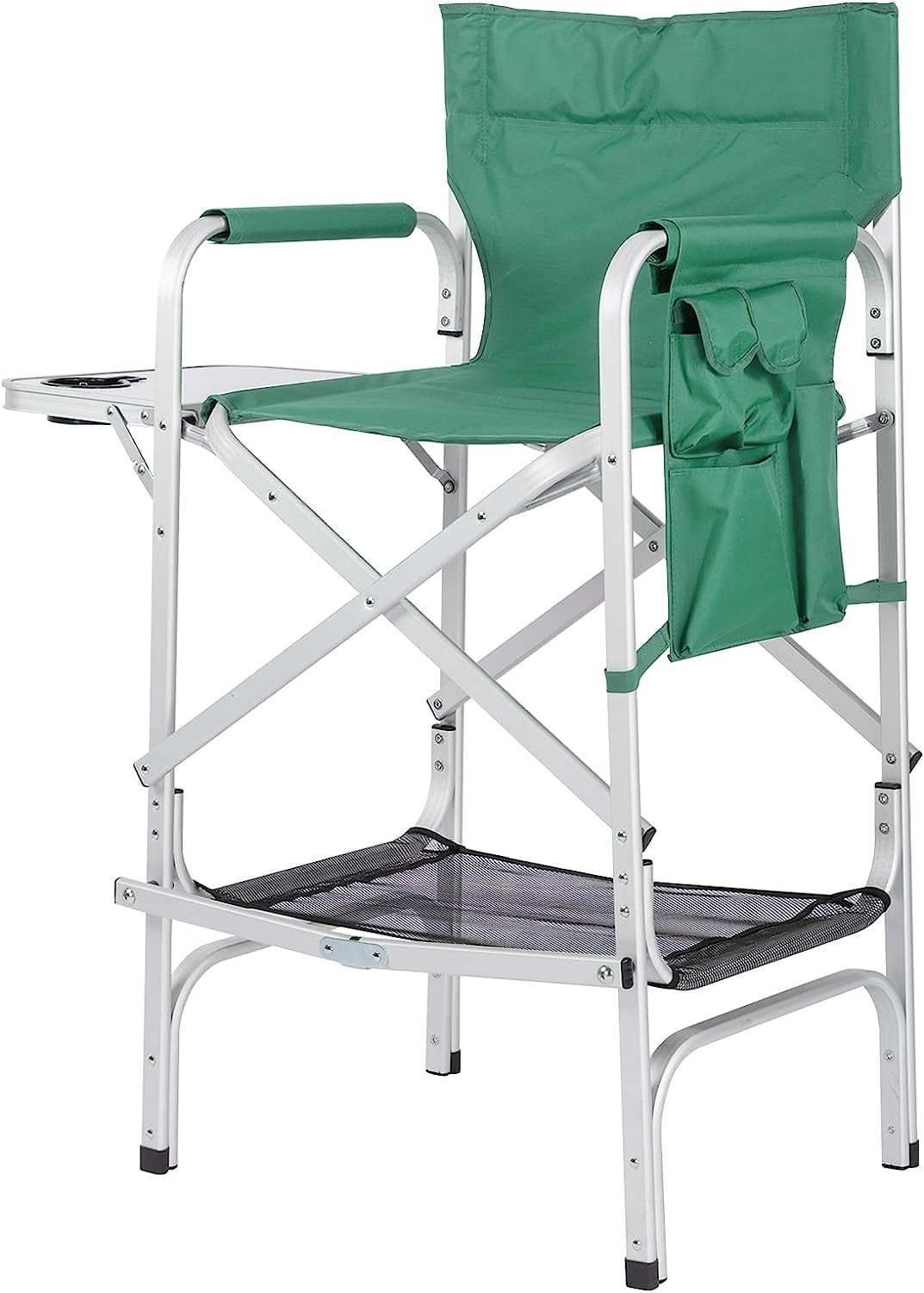 DXYKOPA 29.5" Tall Folding Directors Chair Makeup Artist Chair with ...