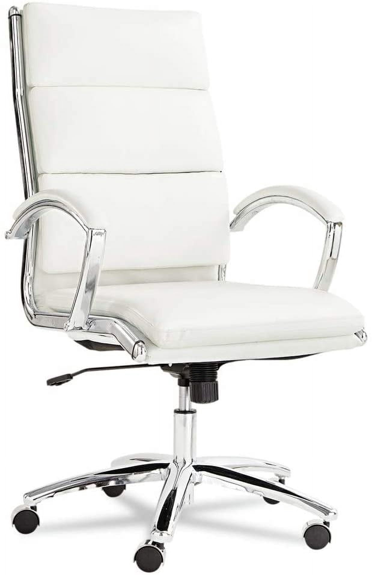 DXYKOPA ALENR4119 Neratoli Series High-Back Slim Leather Chair - Black ...