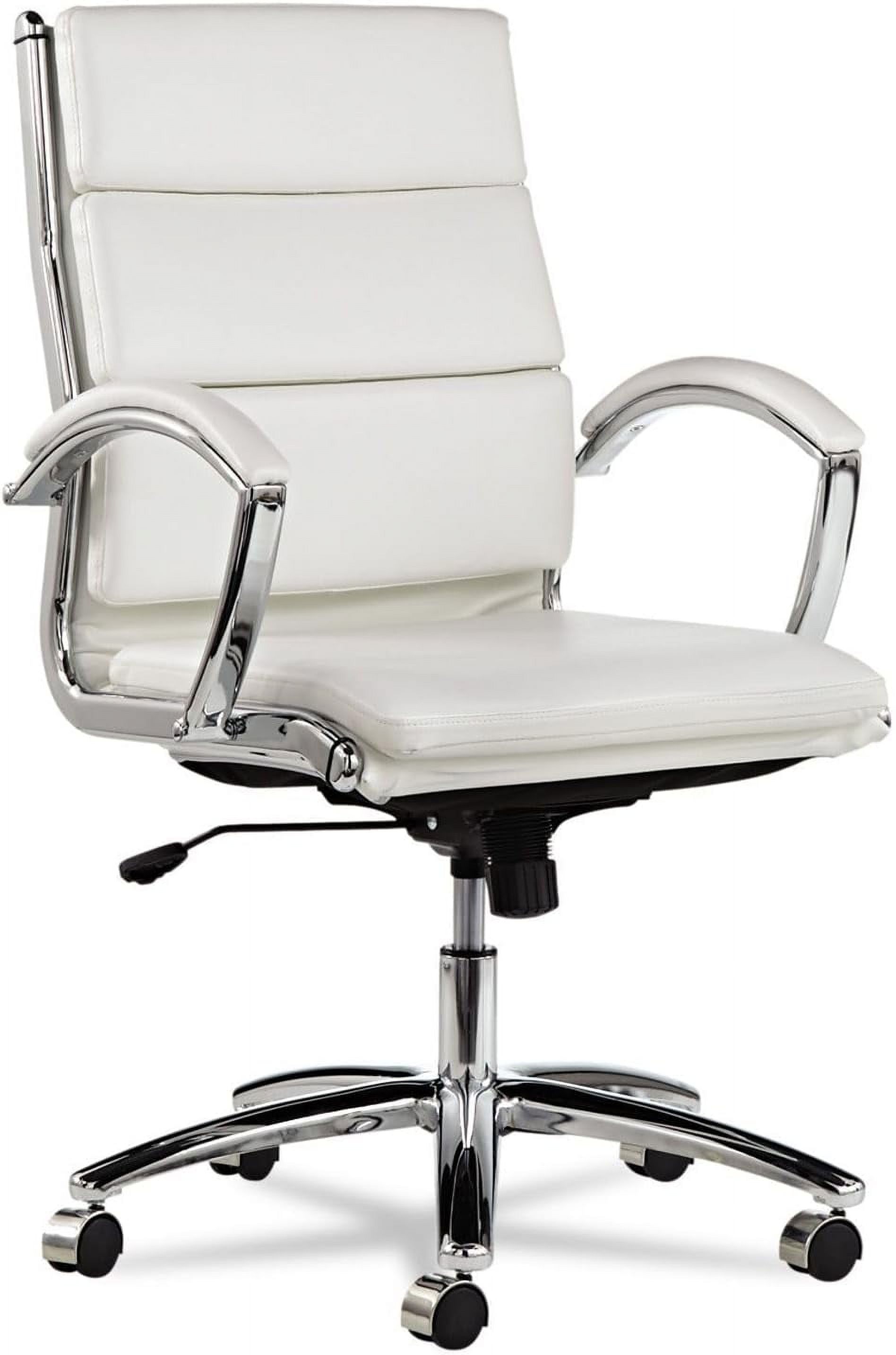DXYKOPA ALENR4239 Neratoli Series Mid-Back Slim Faux Leather Chair ...