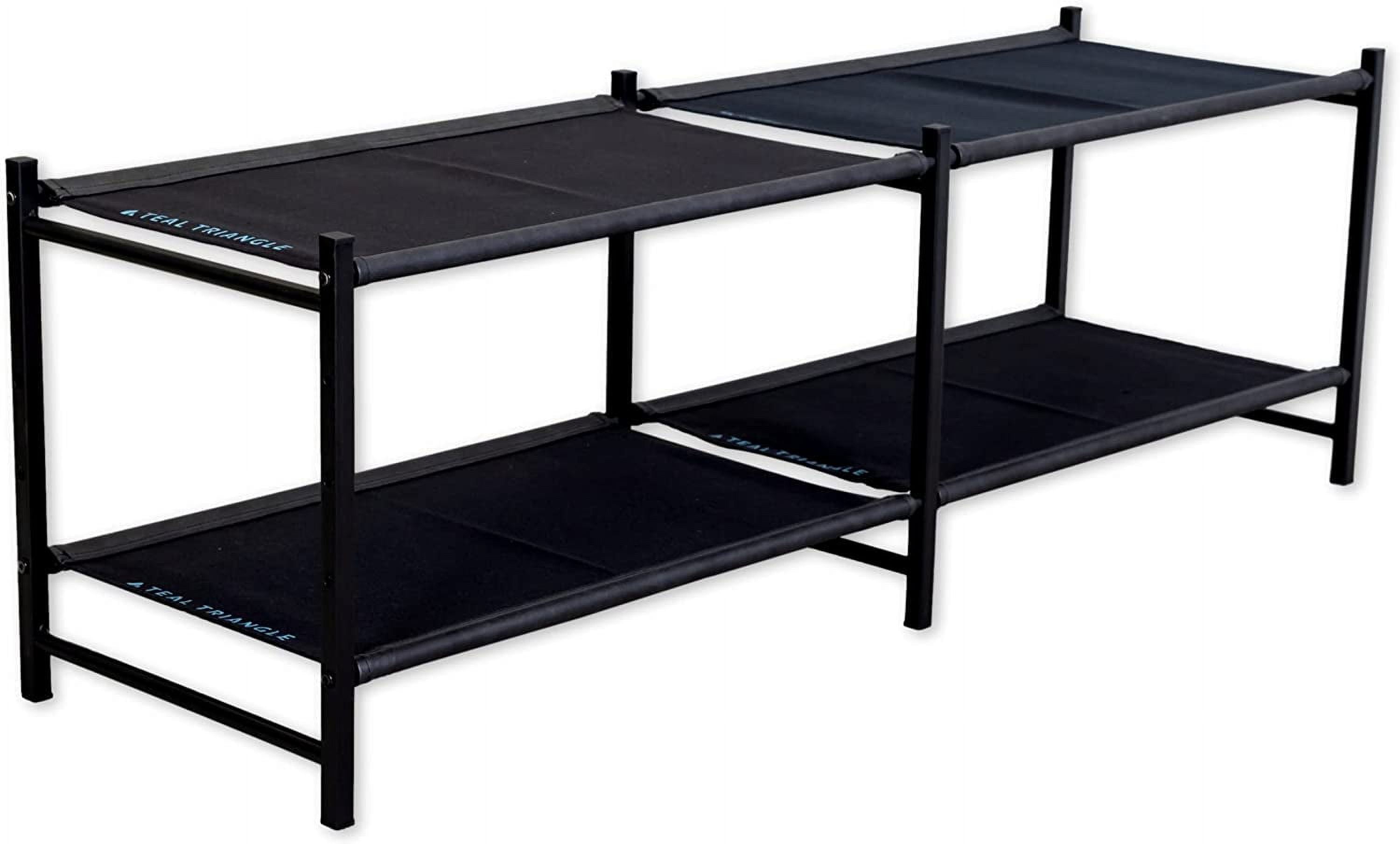 Double Shoe Rack, Freestanding Shoe Organizer, Home Storage Stand ...