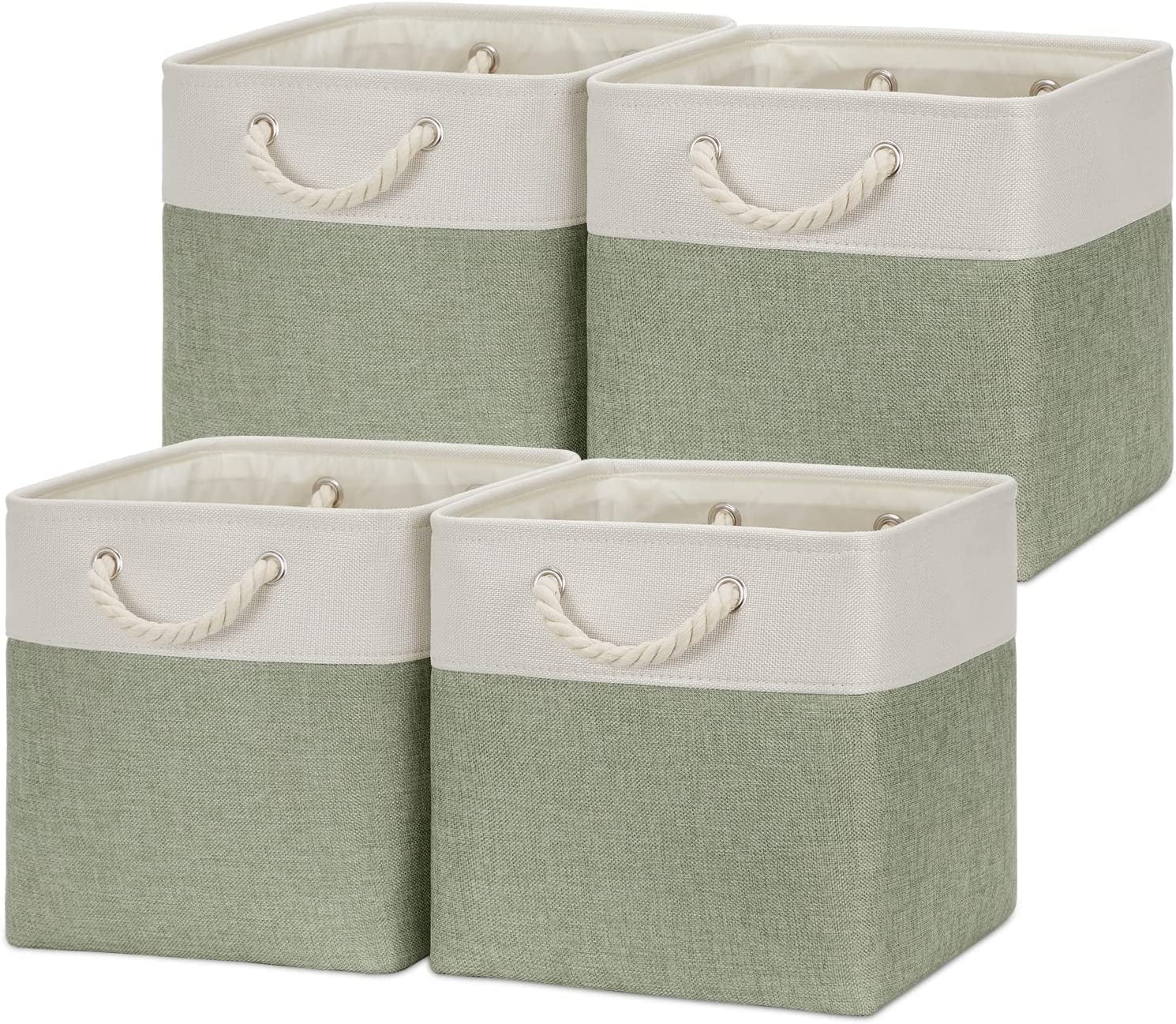 DXYKOPA Cube Storage Baskets for Shelves 12 Inch Storage Cubes 4pack ...