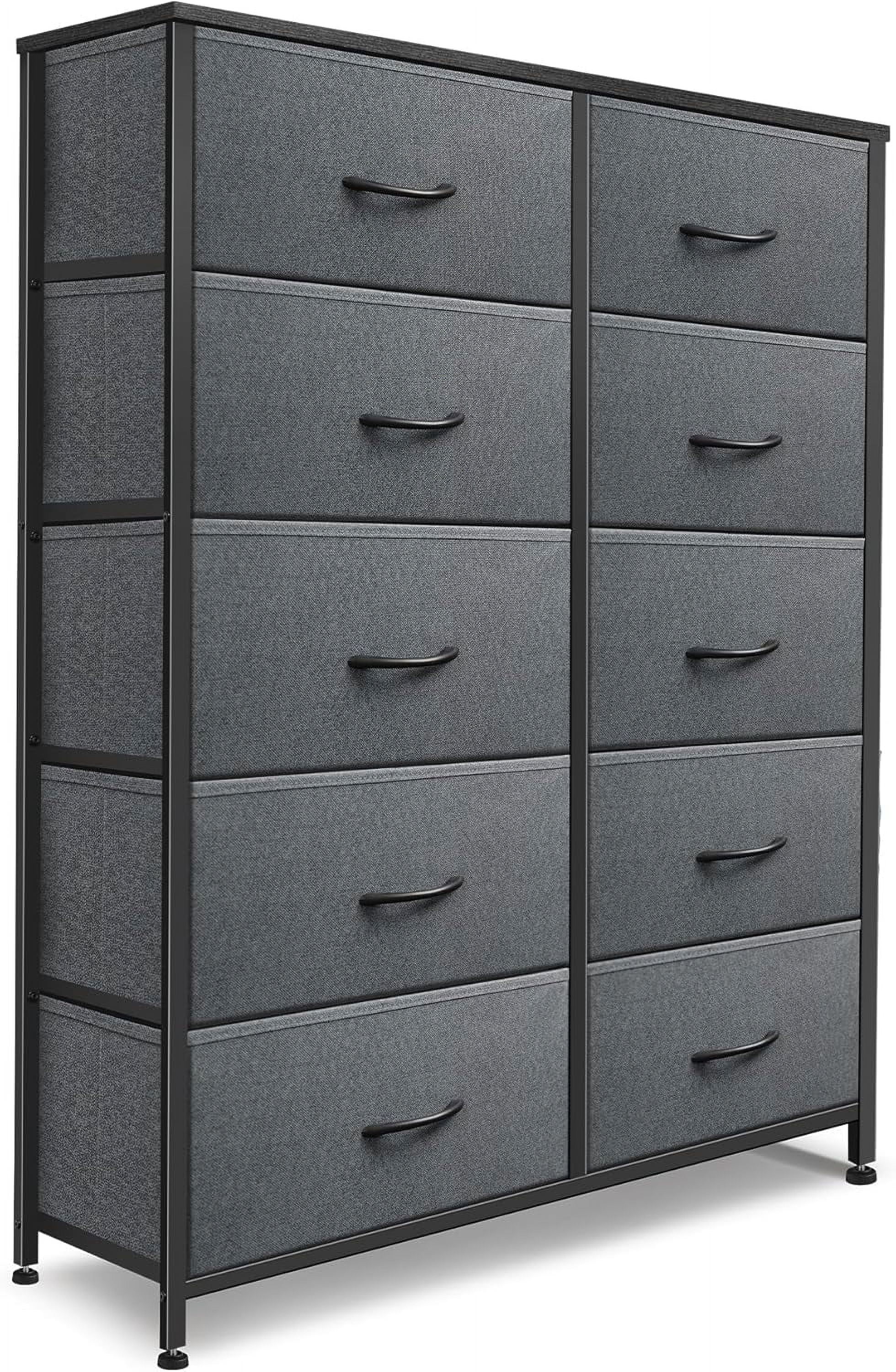 DXYKOPA Dresser for Bedroom with 5 Drawers Chest of Drawers Storage ...