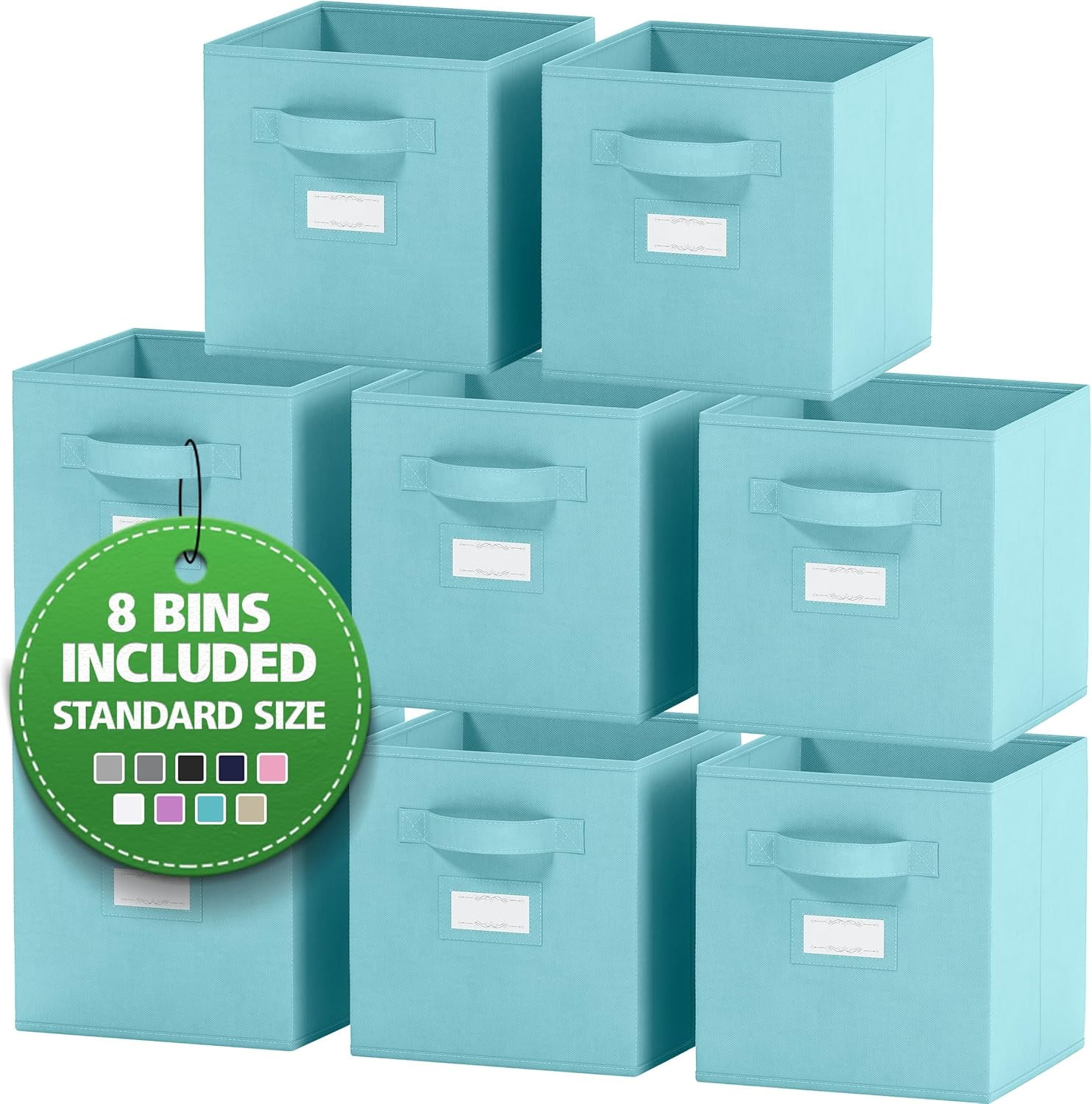 DXYKOPA Fabric Storage Cubes for Cube Storage Organizer - 8 Pack Heavy ...