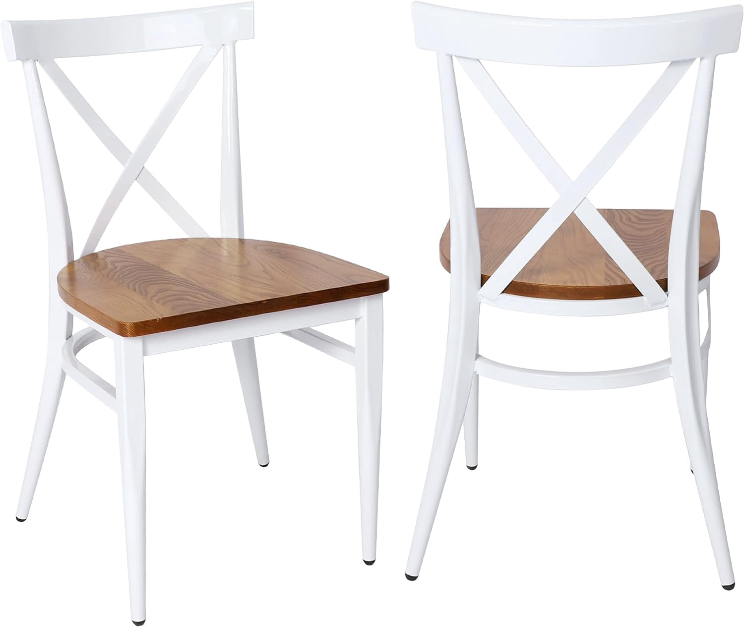 DXYKOPA Heavy Duty Dining Room Chair Commercial Stackable Chairs with ...