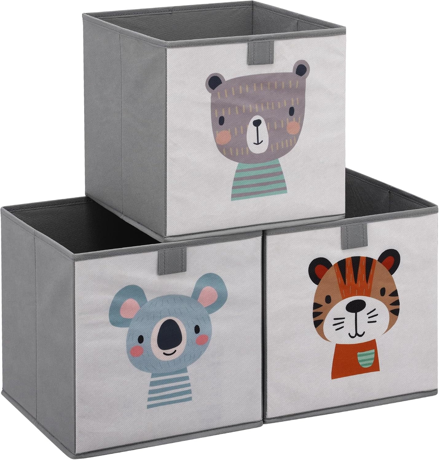 DXYKOPA Kids Storage Cubes - Kids Cube Fabric Organizer Storage Bins ...