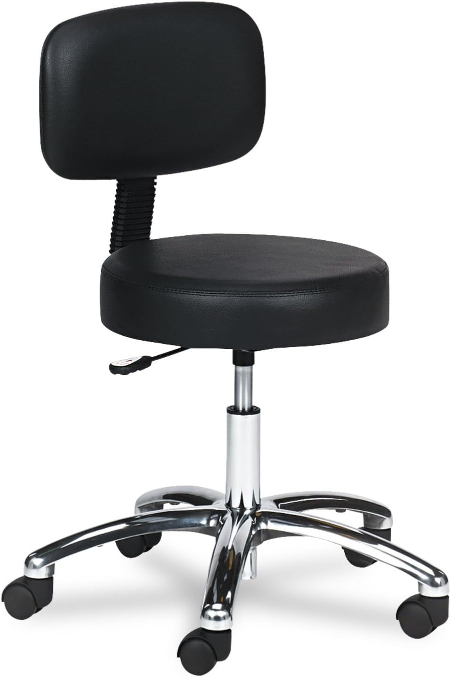 DXYKOPA Products 3430BL Lab Stool with Back Pneumatic Lift Black ...