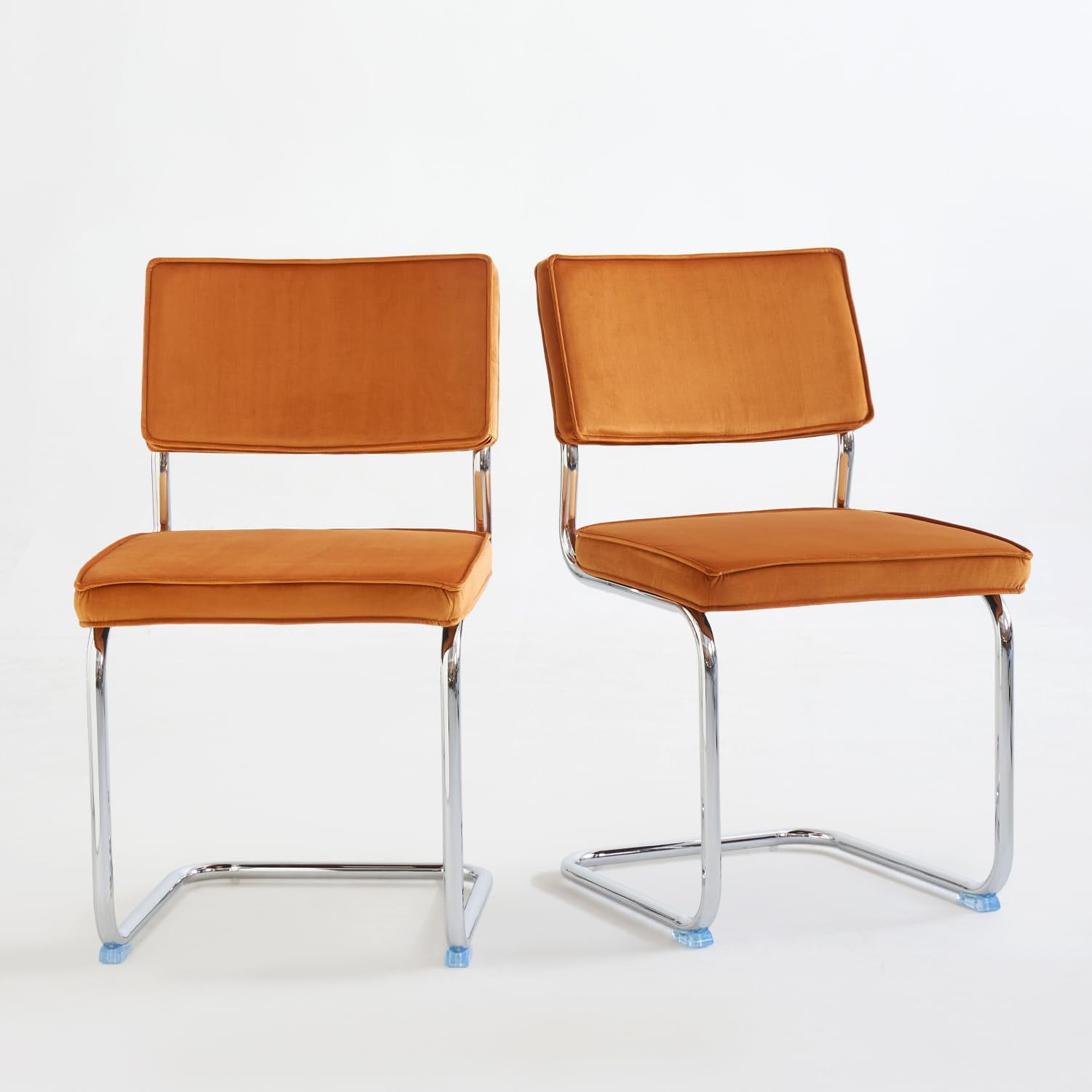 DXYKOPA Velvet Dining Chairs Mid Century Morden Dining Chairs ...