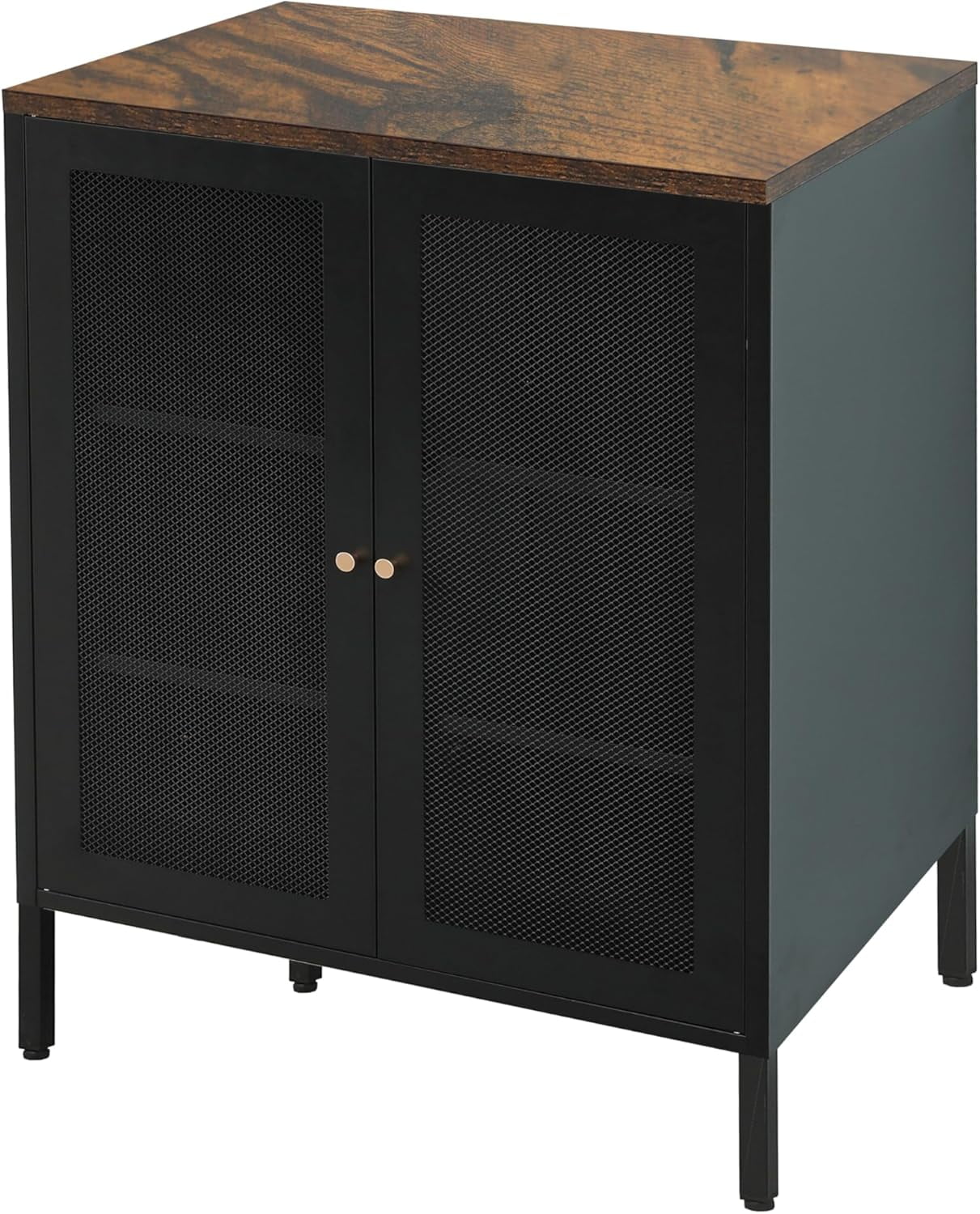 DXYNLZQ Metal Accent Cabinet Sideboard Buffet Cabinet for Living Room ...