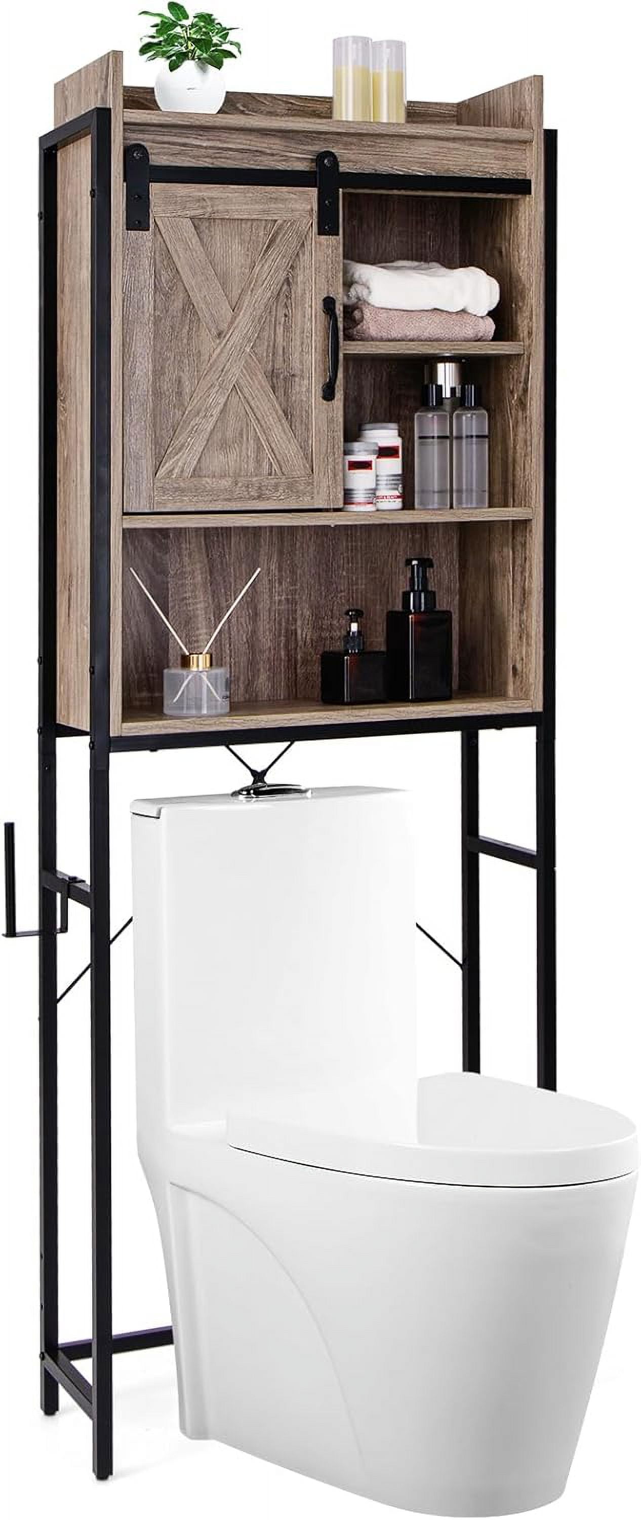 DXYNLZQ Over The Toilet Storage Cabinet - Freestanding Bathroom ...
