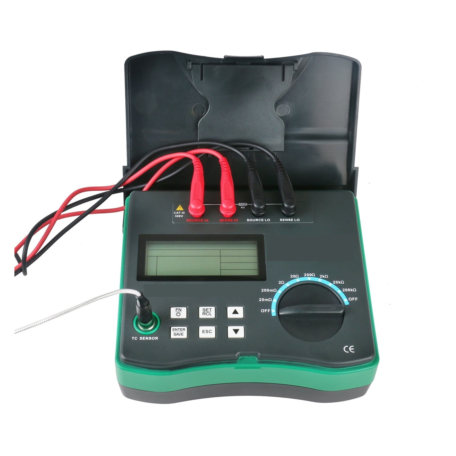 DY4106 Digital Milli-ohm Meter HD LCD Backlit 4 Wire Test Low ...