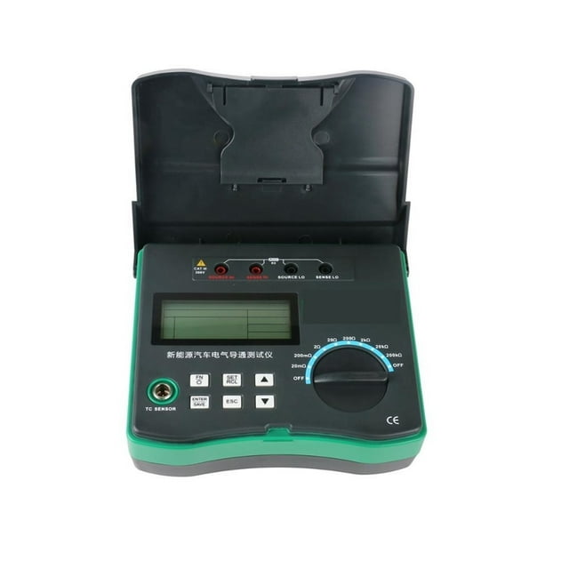 DY4106 Digital Milli-ohm Meter HD LCD Backlit 4 Wire Test Low ...