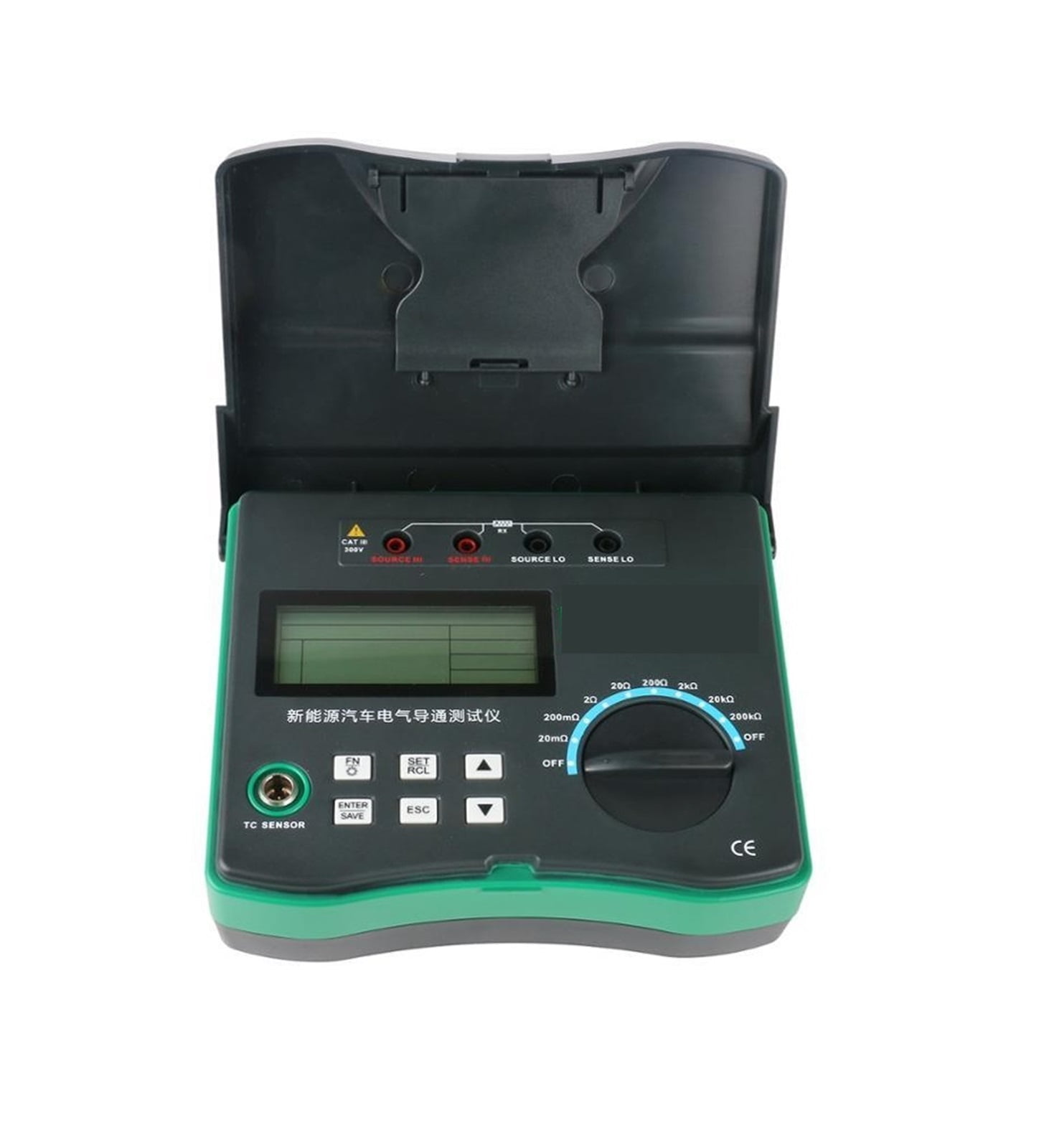 DY4106 Digital Milli-ohm Meter HD LCD Backlit 4 Wire Test Low ...