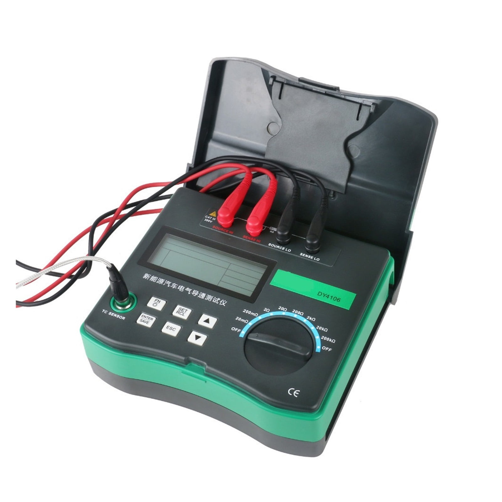 DY4106Energy Vehicle Electrical Conductivity Tester DC Micro Ohm ...