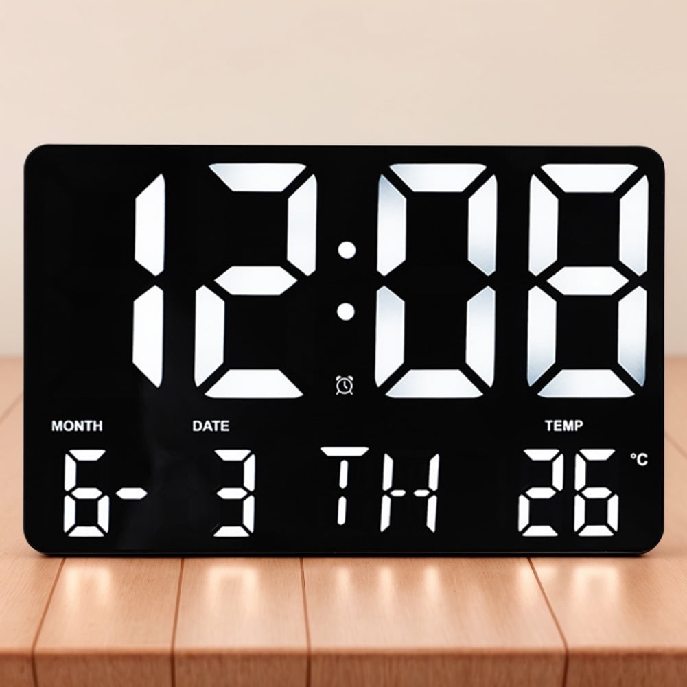 DYEXPRESS 9.84'' Digital Large Alarm Clock with Remote, Date, Month ...