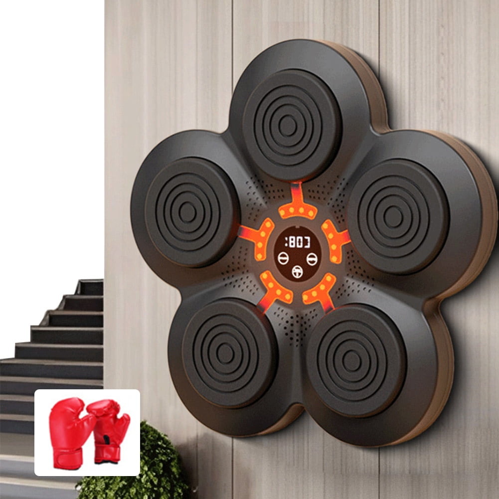 DYEXPRESS Music Boxing Training Machine Punching Equipment with Gloves ...