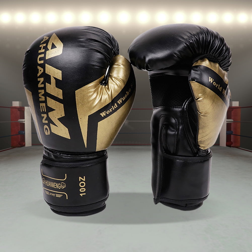DYEXPRESS Punching Training Gloves PU Leather Sponge Boxing Gloves ...