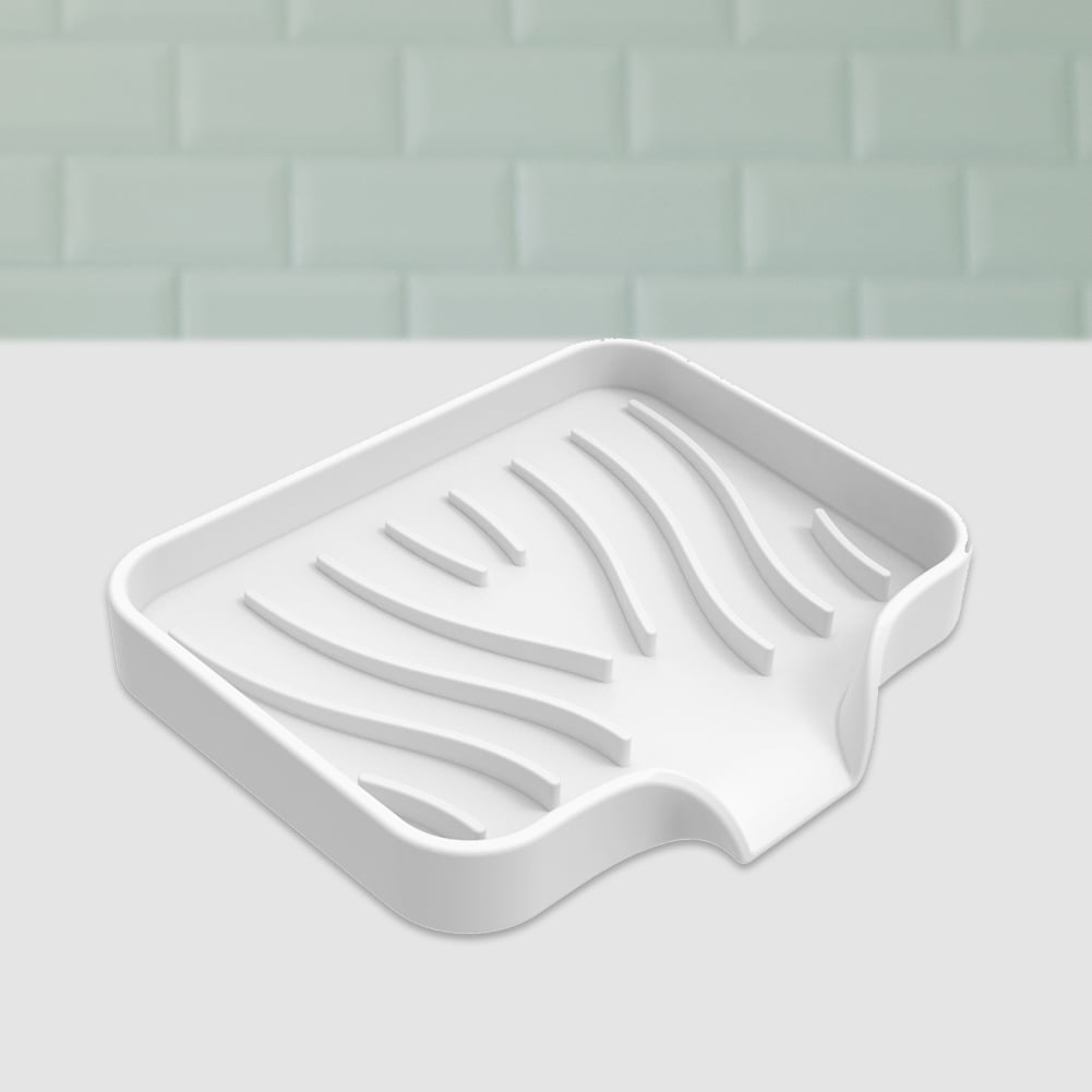 DYEXPRESS Silicone Soap Dishes Drainable Portable Sink Soap Dish Sink ...