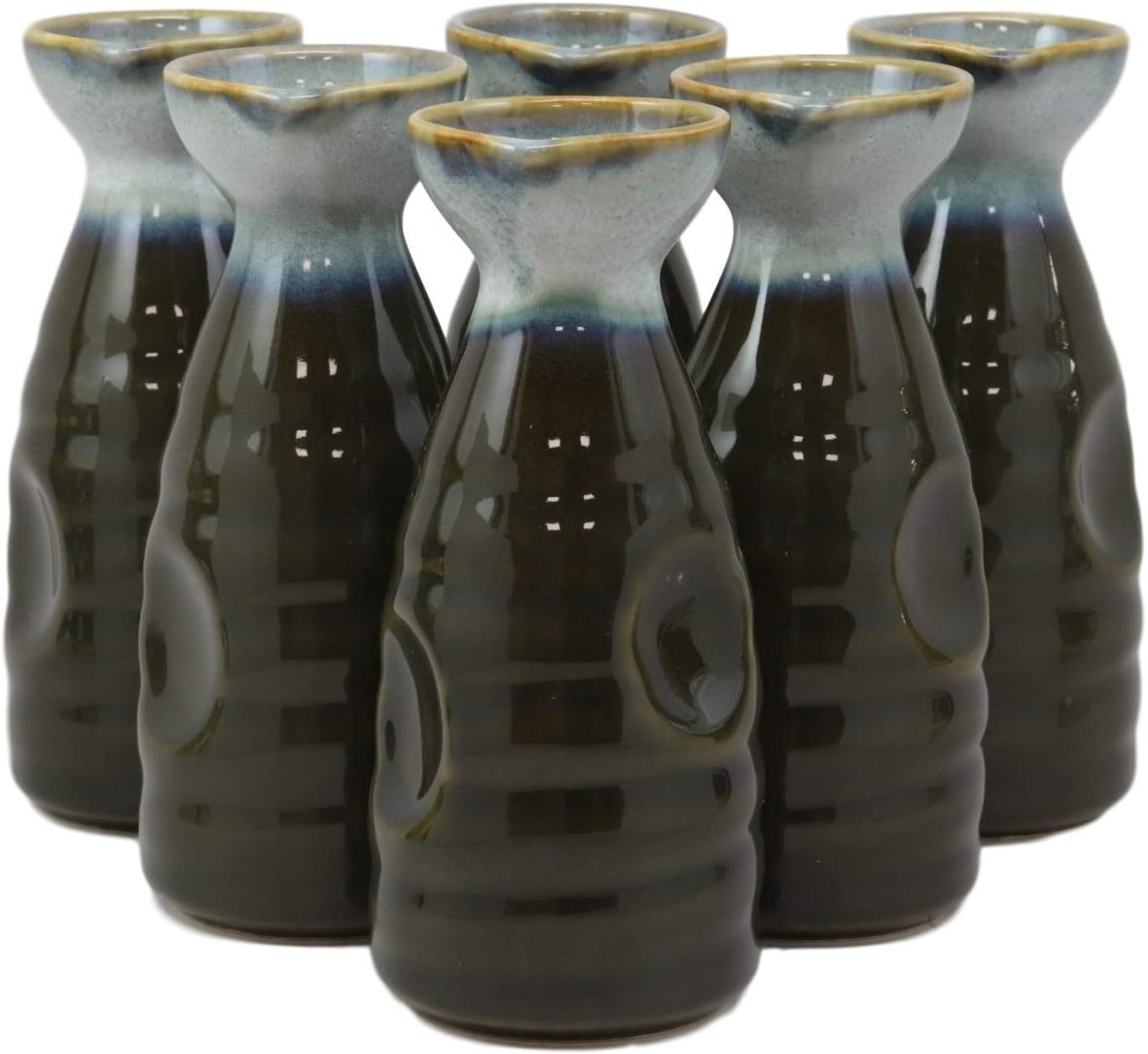 DYJP Contemporary Army Green And White Shades Of Loyalty Glazed Ceramic ...