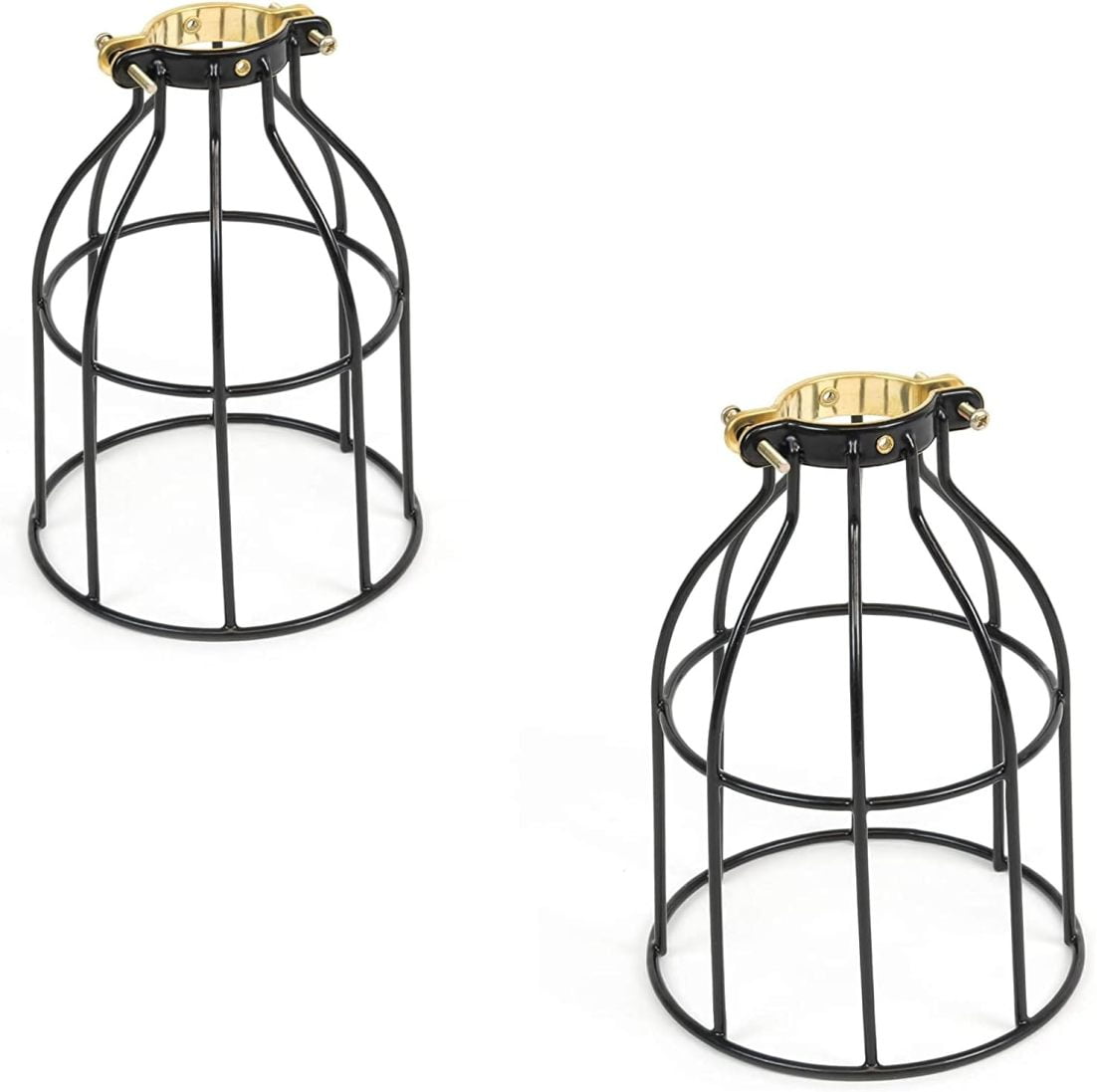 DYJP Pendant Light Shades Light Bulb Covers Lamp Cage Metal Wire ...