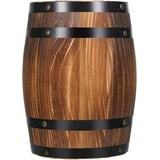 DYJP Wooden Whiskey Barrels Bucket Wine Barrels Planters Flower Planter ...
