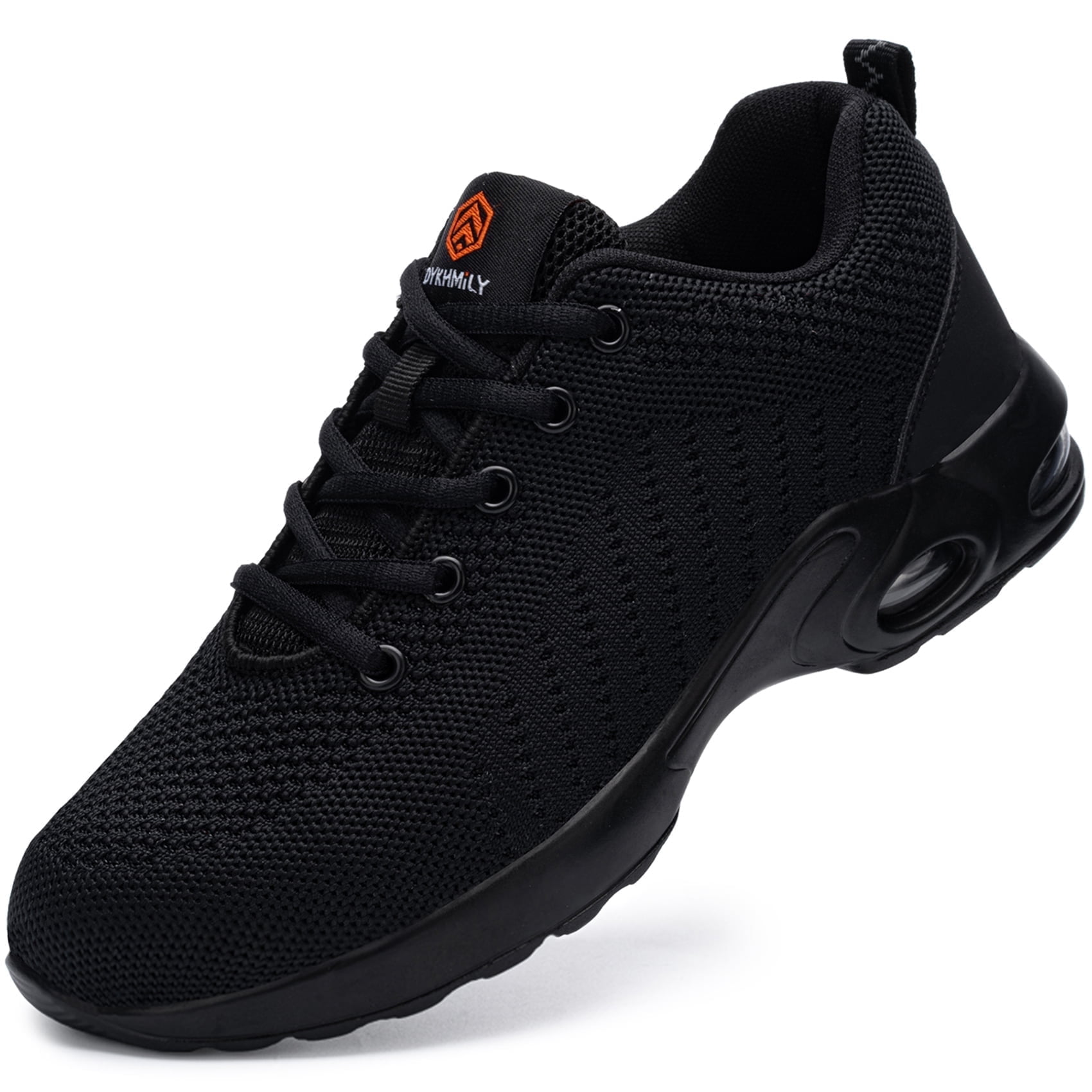 DYKHMILY Women's Air Cushion Steel Toe Work Sneakers: Lightweight, Slip ...