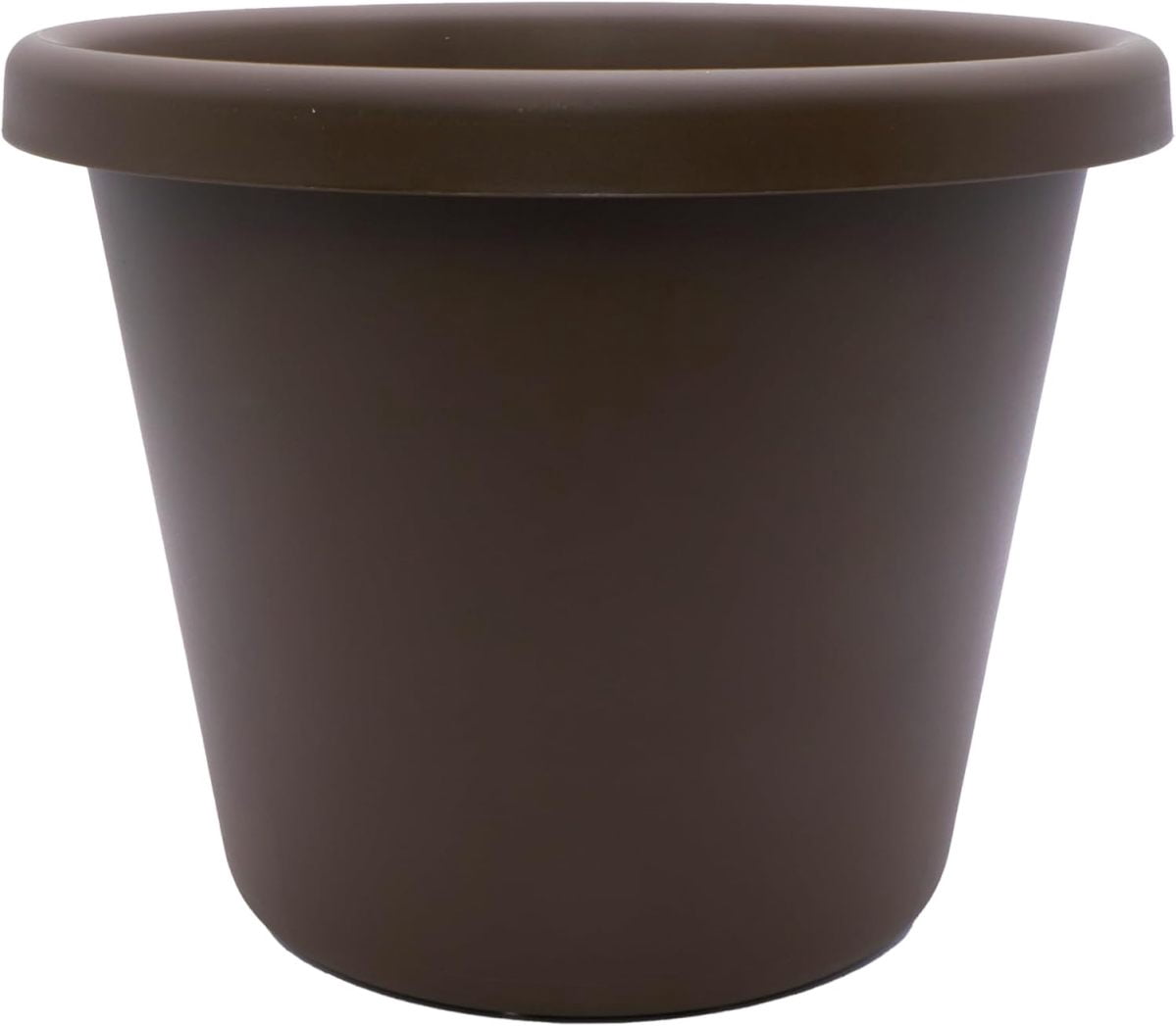DYLP Classic Round Plastic Plant Pot w/Rolled Rim - Lightweight & UV ...