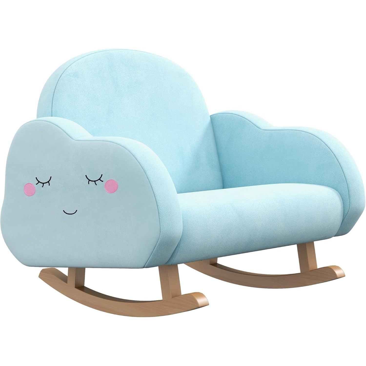 DYLP Kids Rocking Chair, Cloud Shaped Children Rocker Armchair for ...