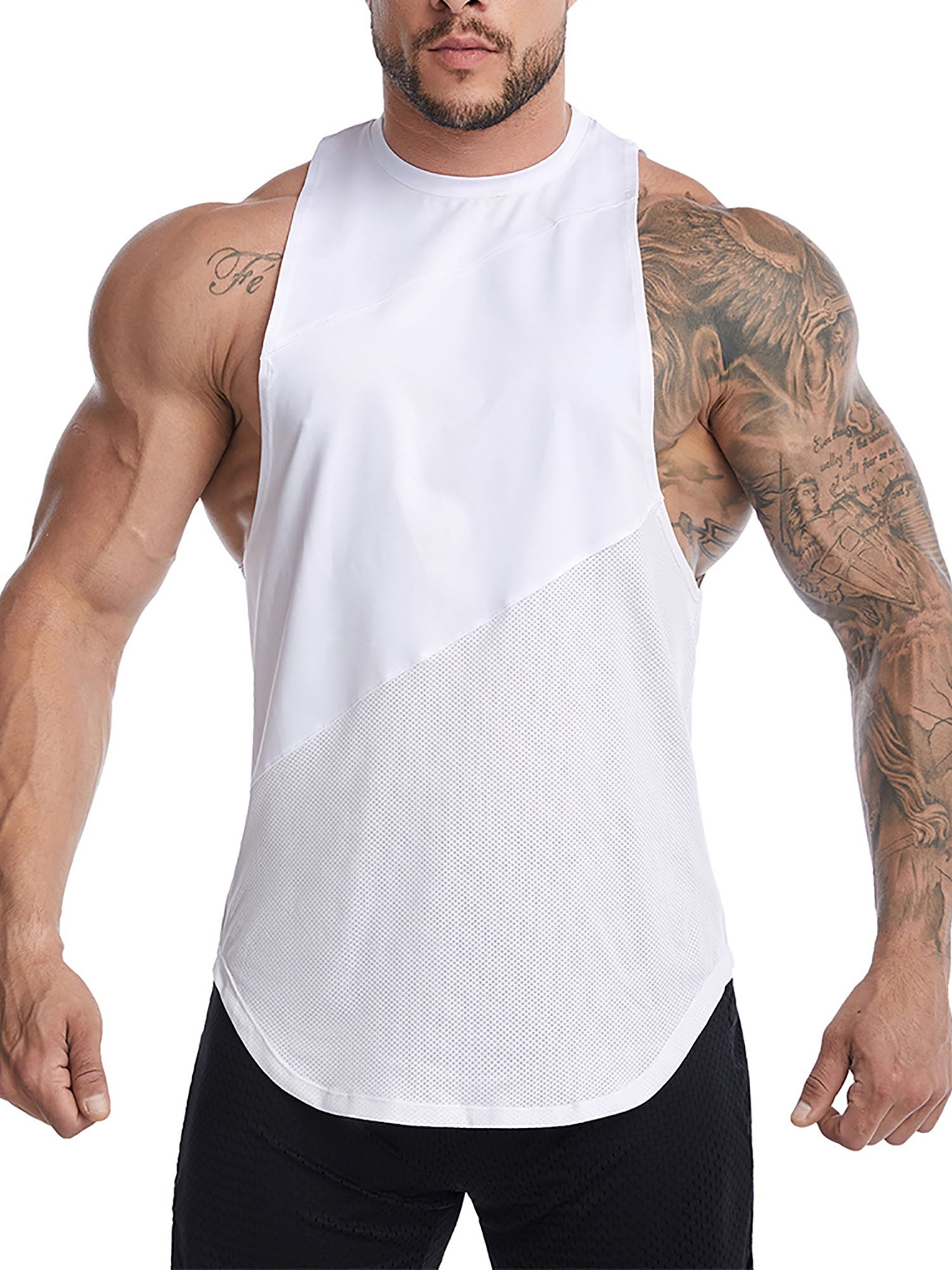 DYMADE Men Quick Dry Summer Sleeveless Athletic Tank T-Shirts - Walmart.com