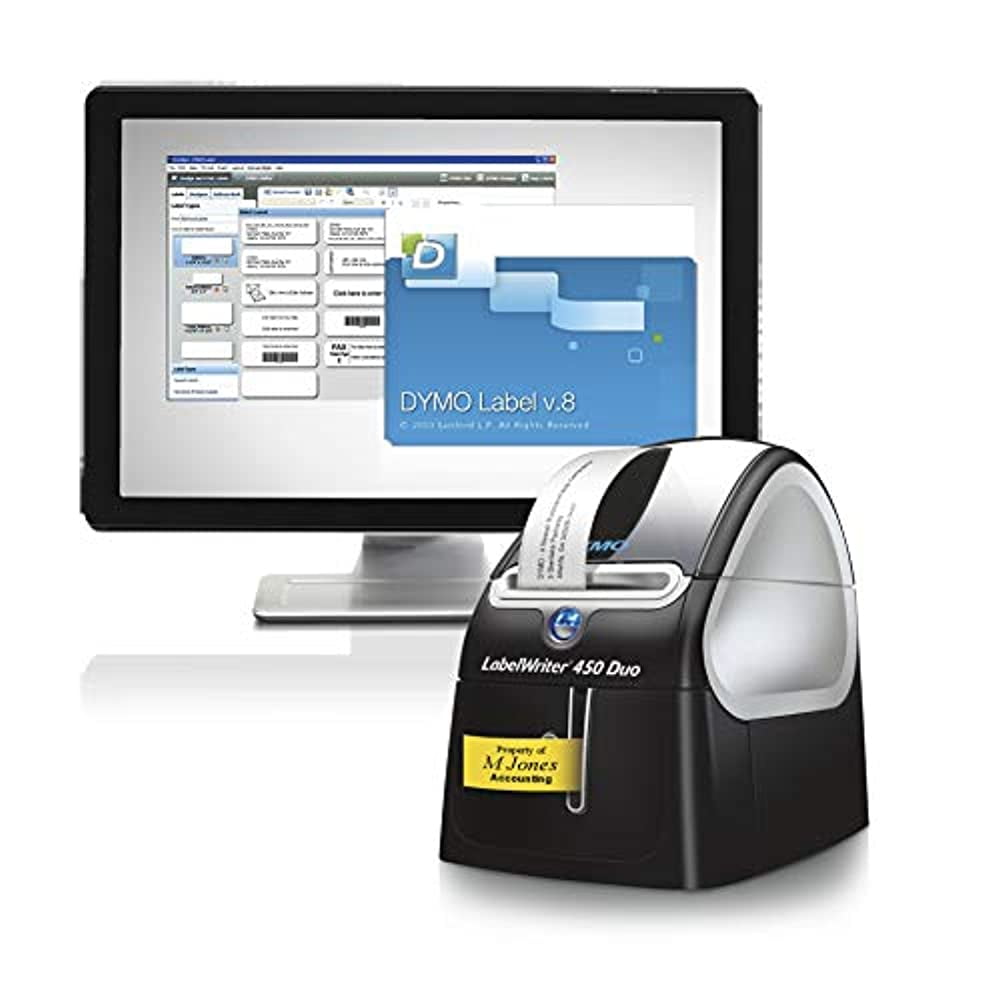 DYMO 1752267 LabelWriter 450 Duo Thermal Label Printer - Walmart.com