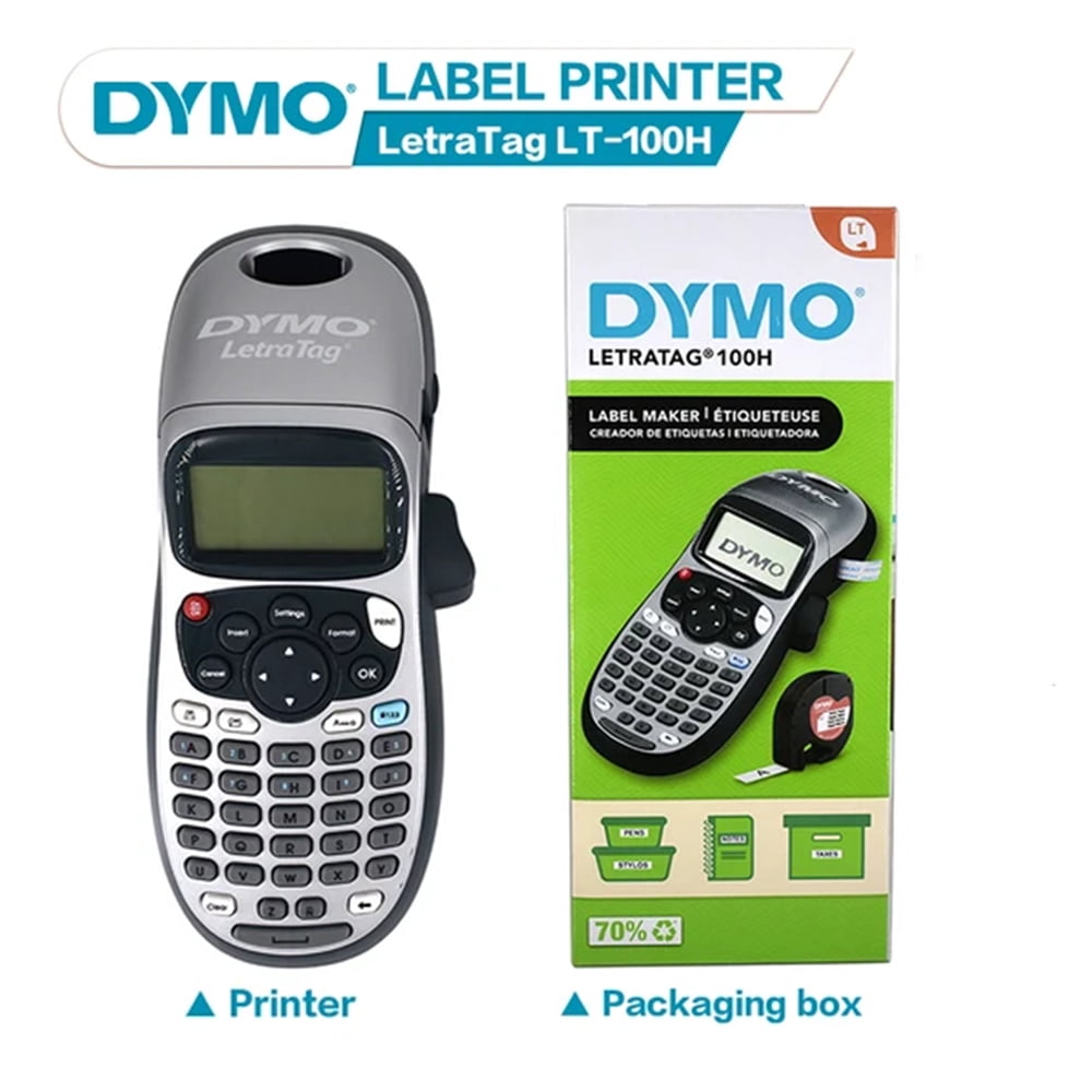 DYMO Label Maker, LetraTag 100H Handheld Label Maker, Easy-to-Use, 13 ...