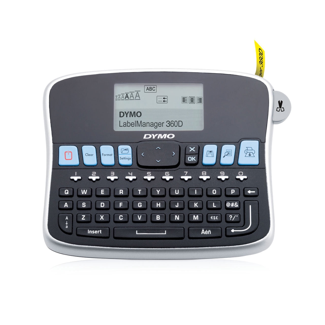 DYMO LabelManager 360D Rechargeable Desktop Label Maker, Portable ...